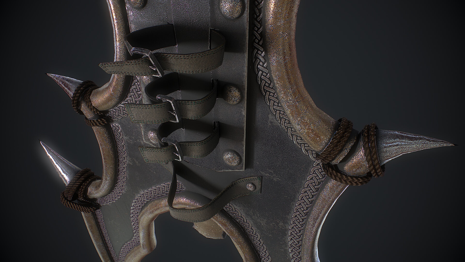 Fantasy Shield - 3D Model by Nicu_Tepes