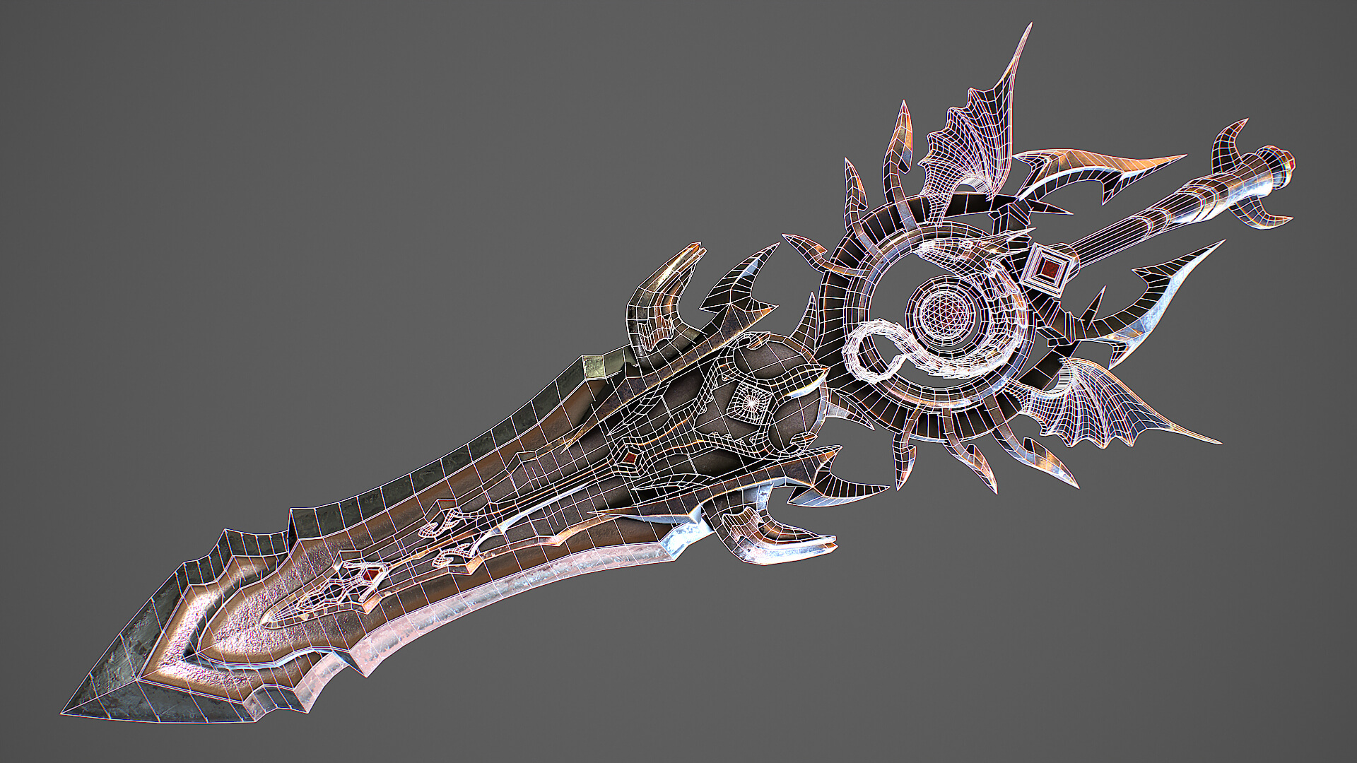 Fantasy Sword 11 3D Model by Nicu_Tepes