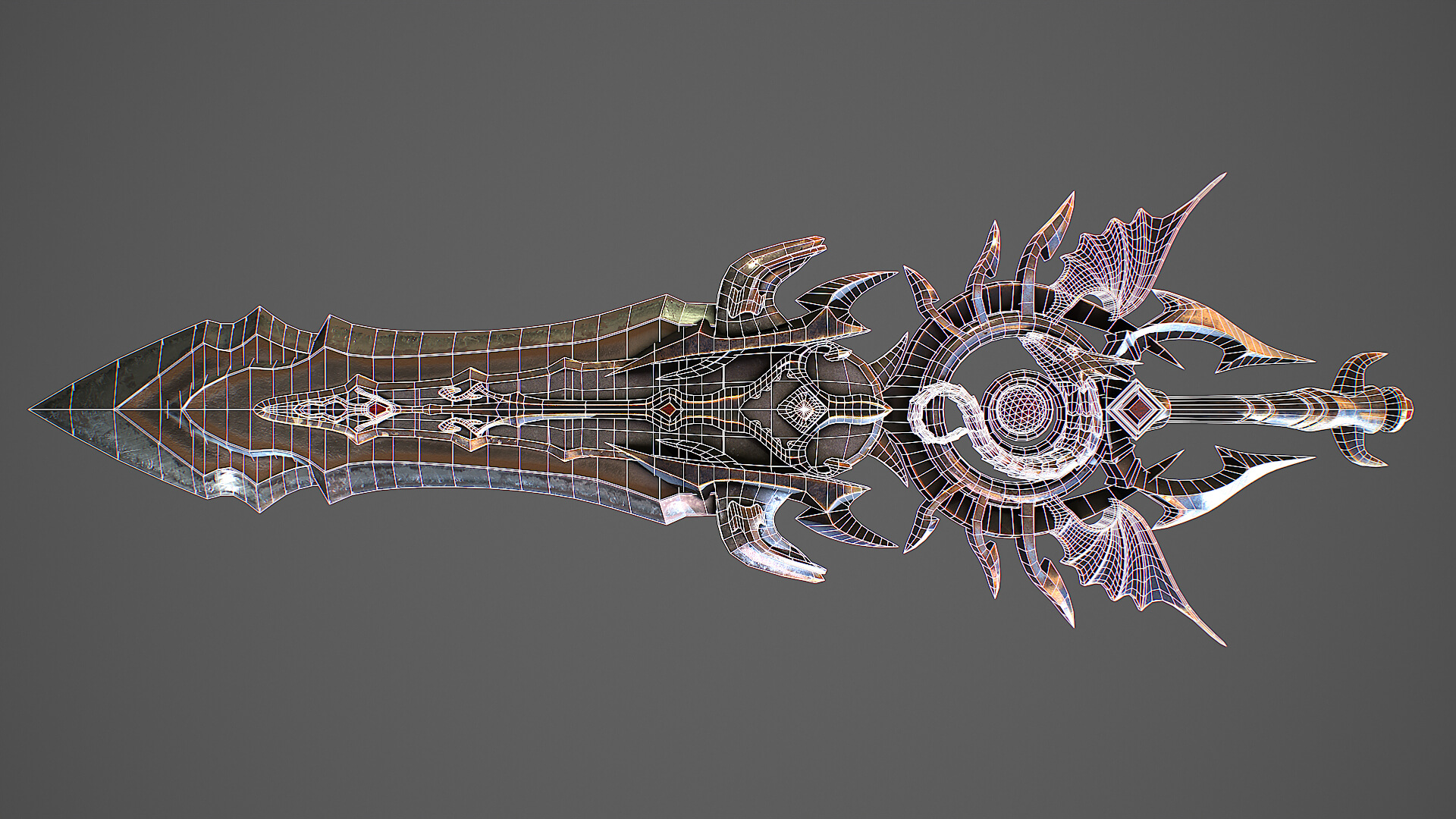 Fantasy Sword 11 3D Model by Nicu_Tepes