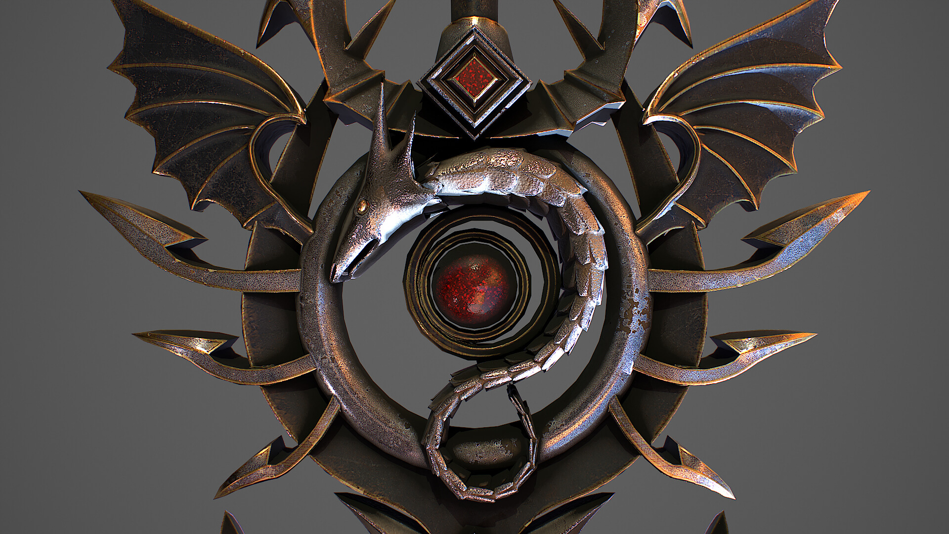 Fantasy Sword 11 3D Model by Nicu_Tepes