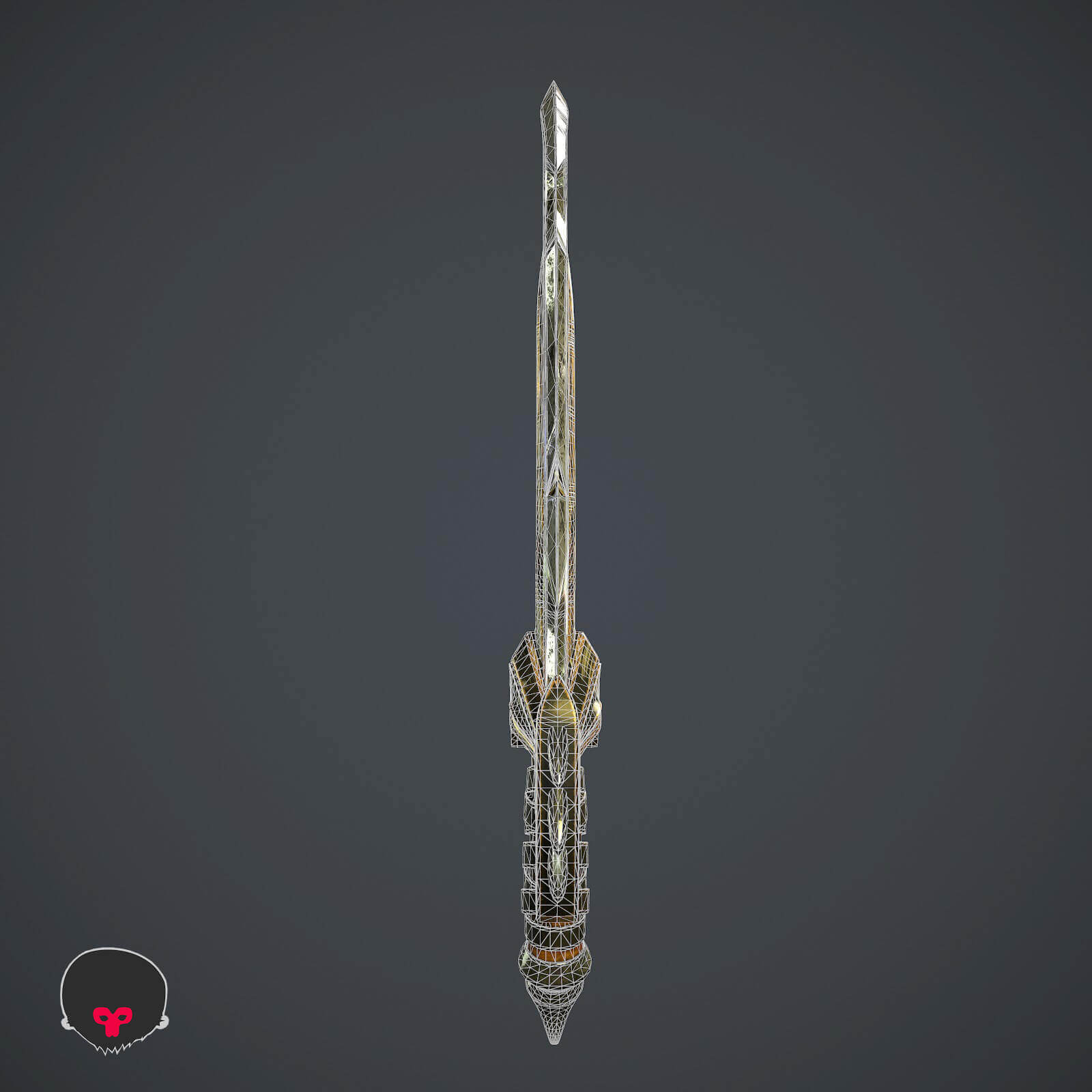 Fantasy Sword - 3D Model by Nicu_Tepes