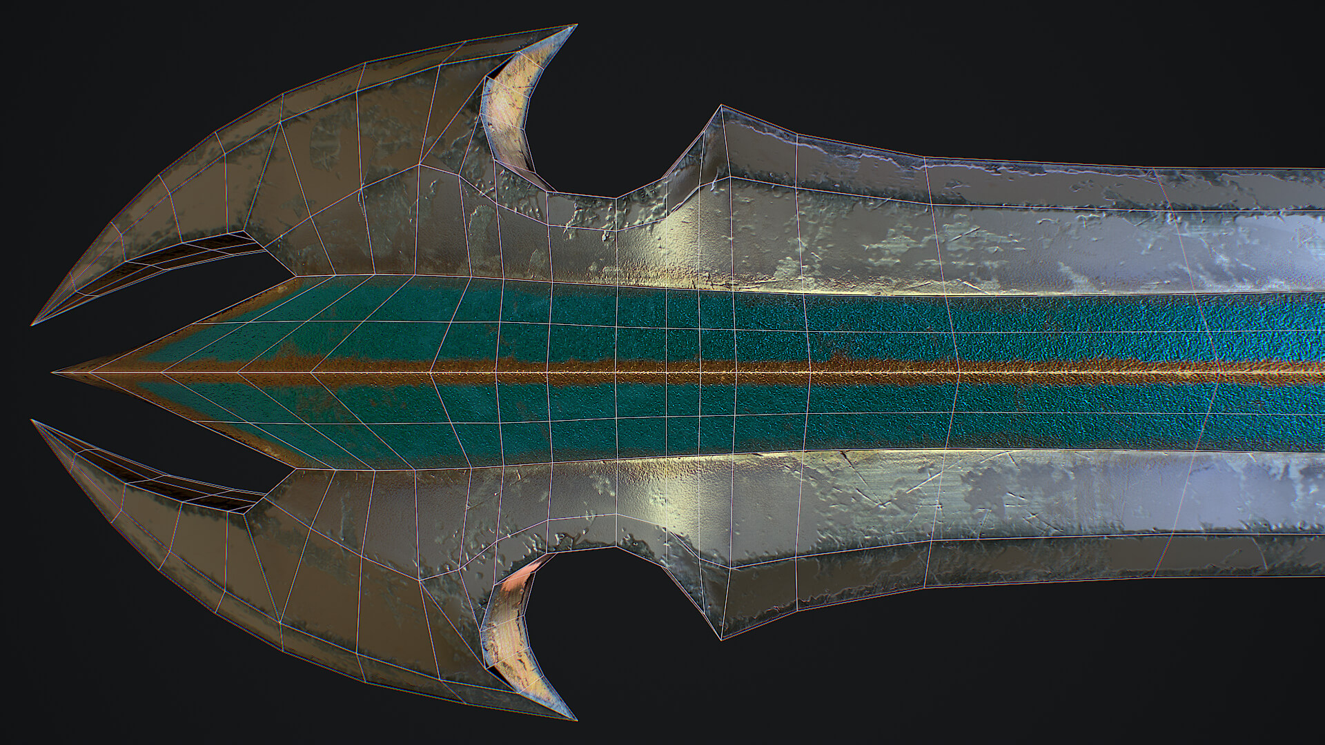 Fantasy Sword 18 - 3D Model by Nicu_Tepes