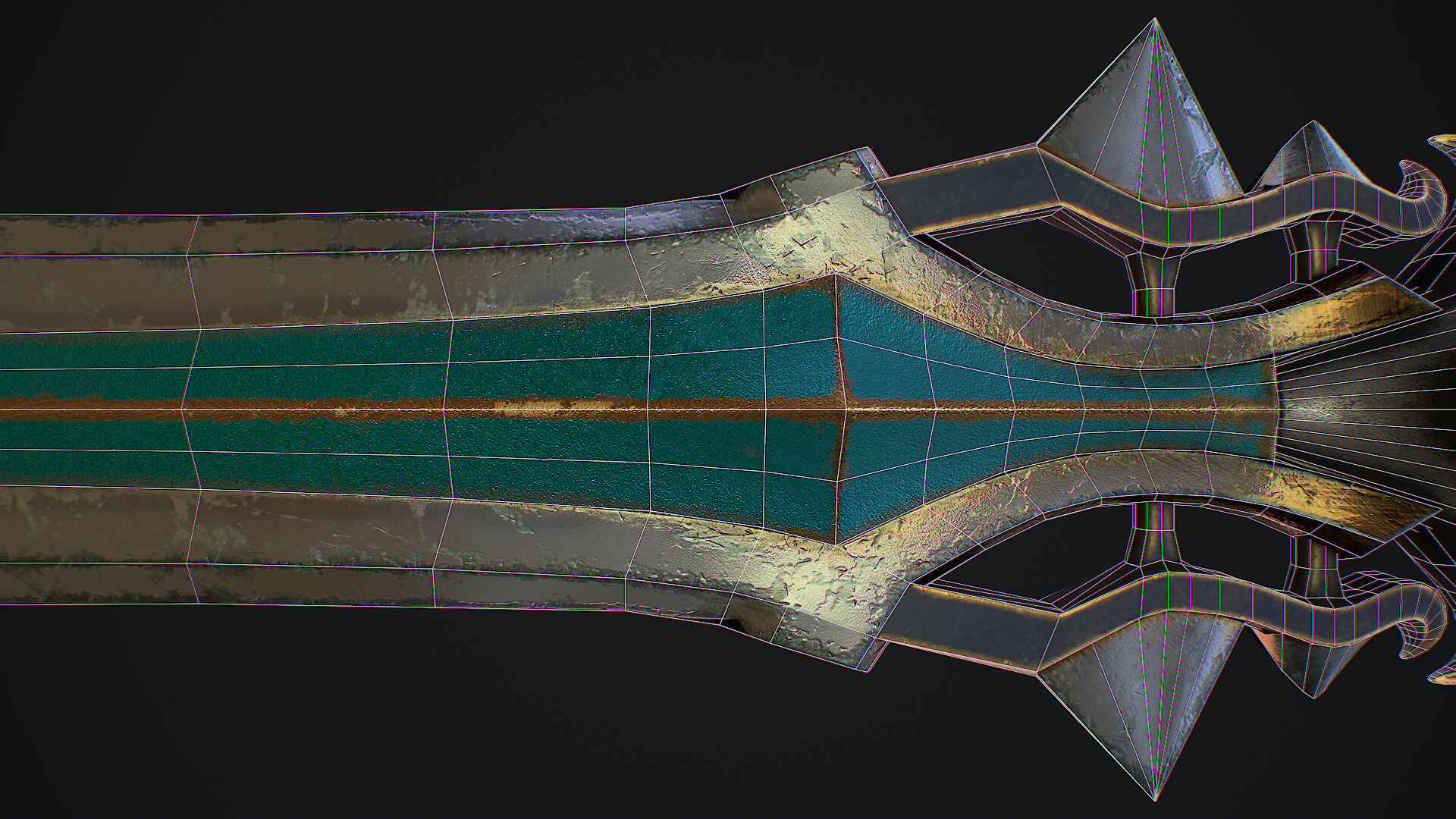 Fantasy Sword 18 - 3D Model by Nicu_Tepes