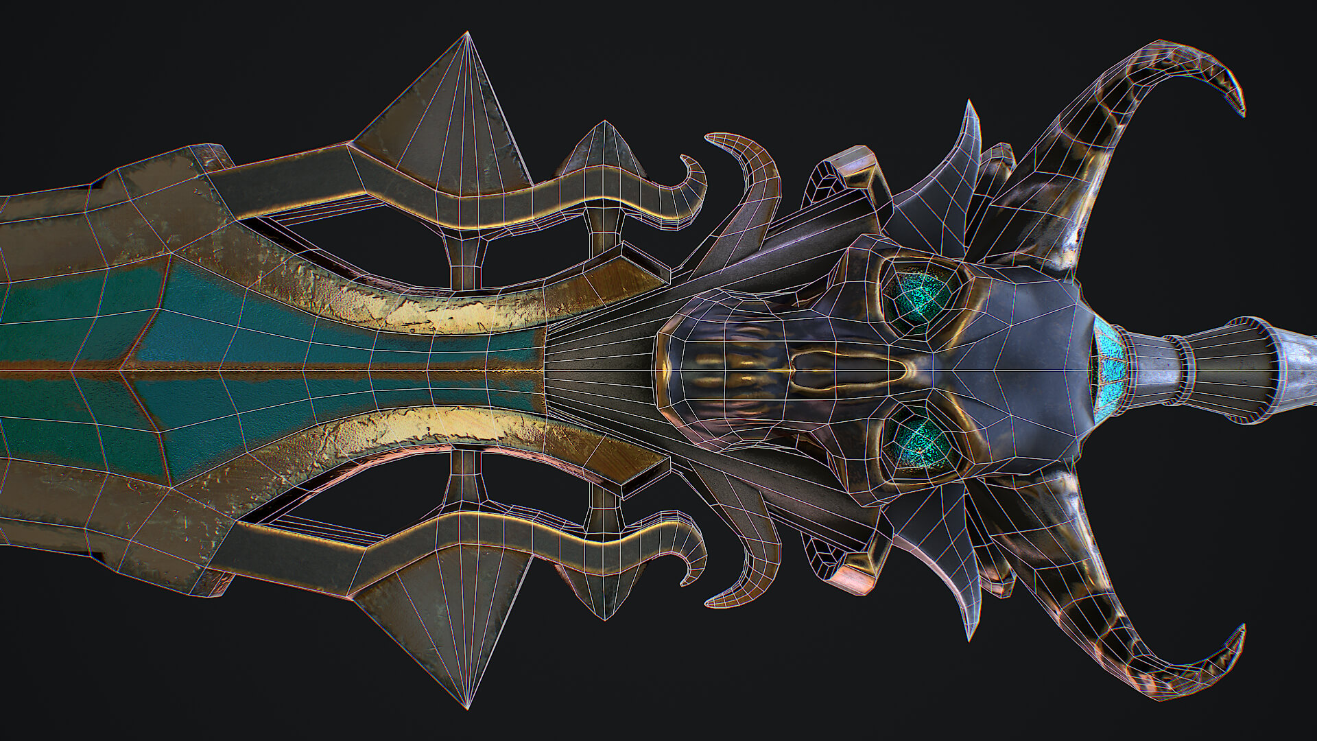 Fantasy Sword 18 - 3D Model by Nicu_Tepes