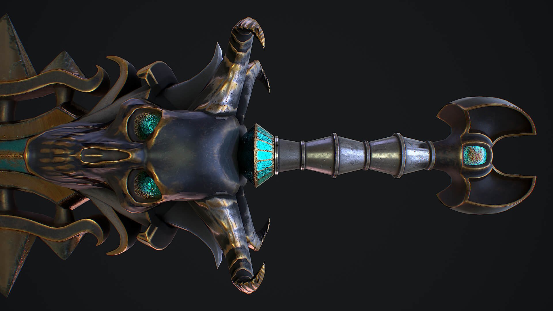 Fantasy Sword 18 - 3D Model by Nicu_Tepes