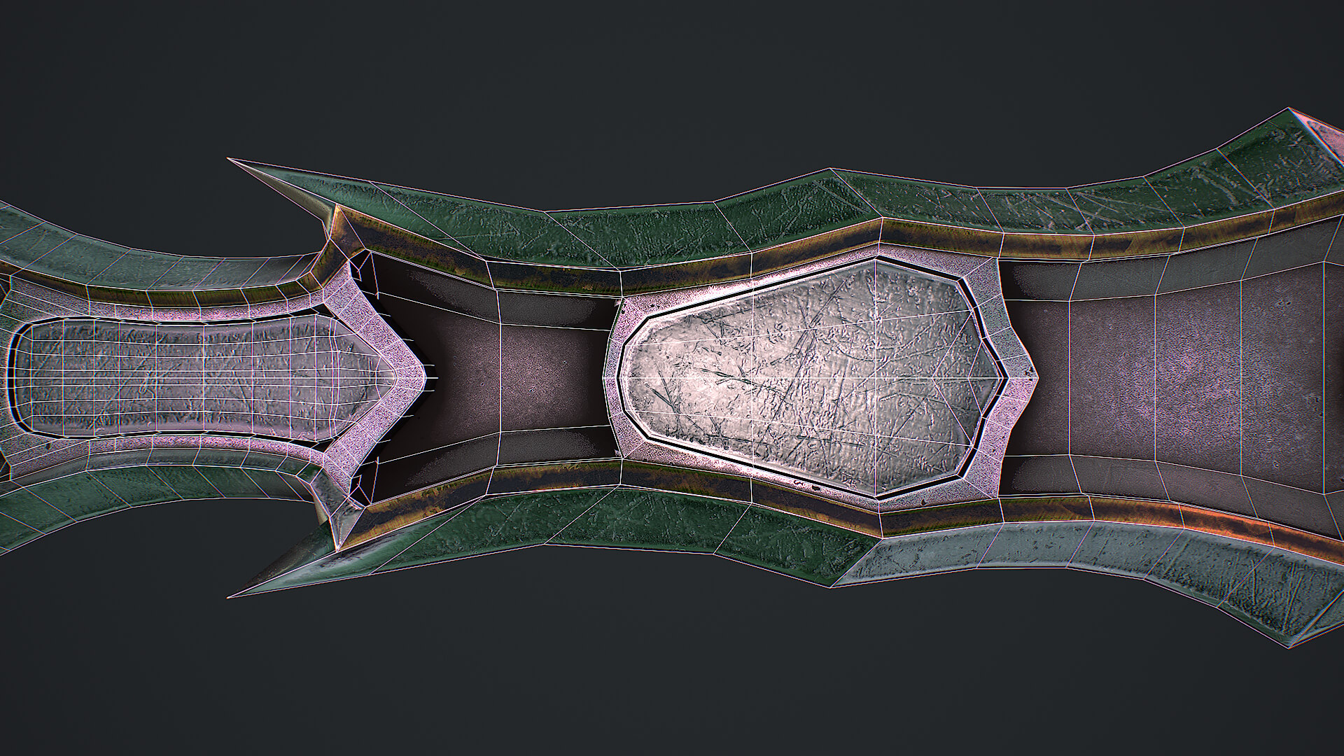 Fantasy Sword 2 1 3D Model by Nicu_Tepes