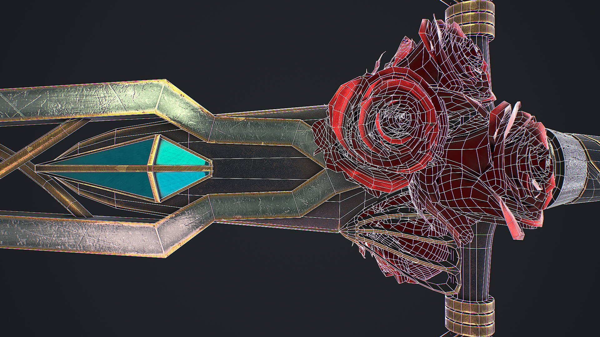 Fantasy Sword 21 - 3D Model by Nicu_Tepes