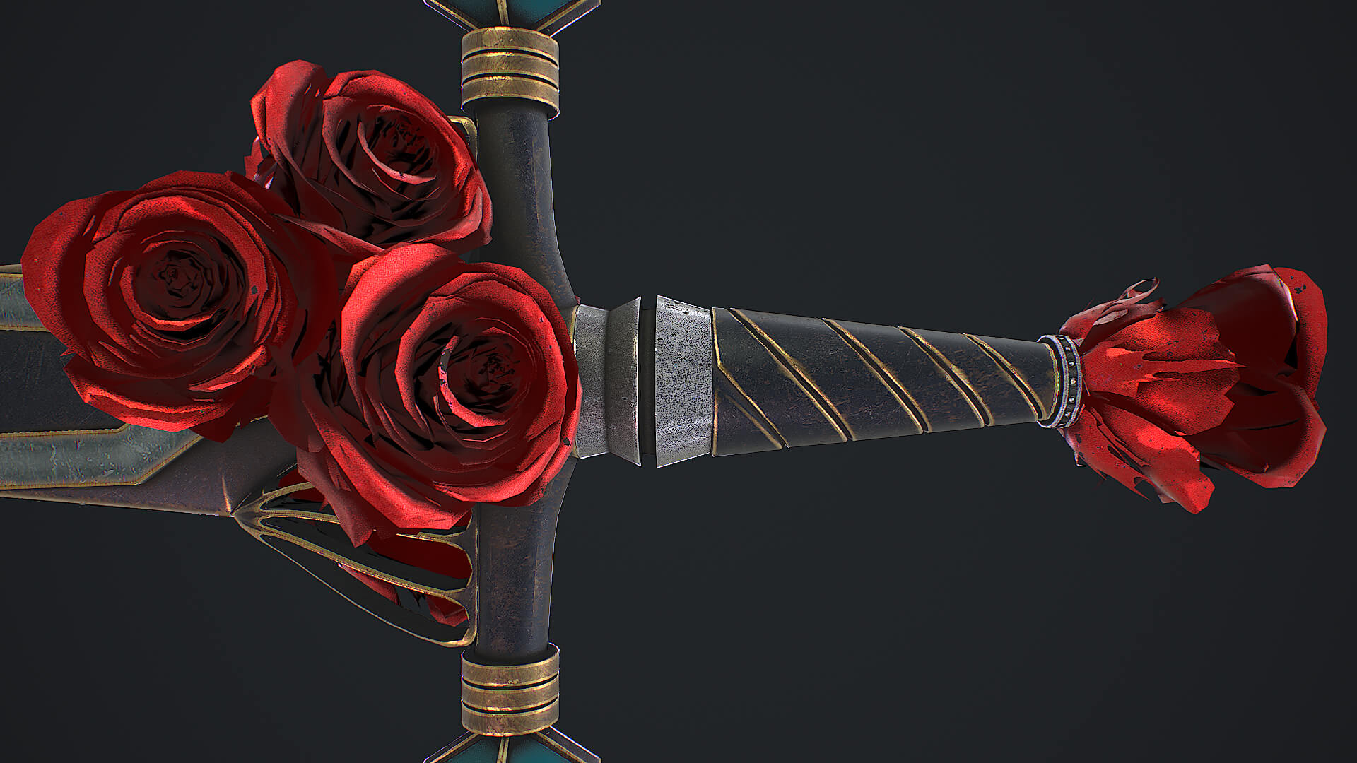 Fantasy Sword 21 - 3D Model by Nicu_Tepes