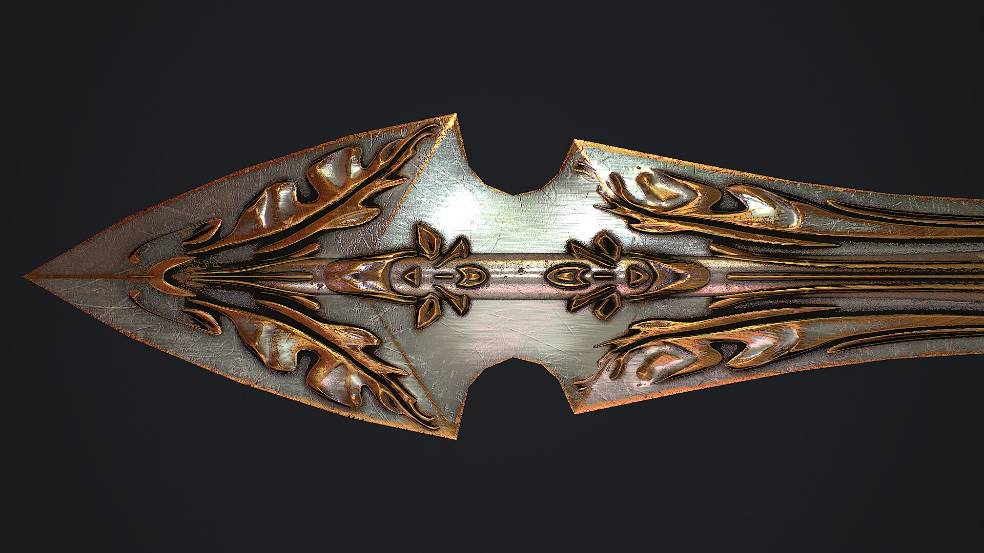 Fantasy Sword 22 3D Model by Nicu_Tepes