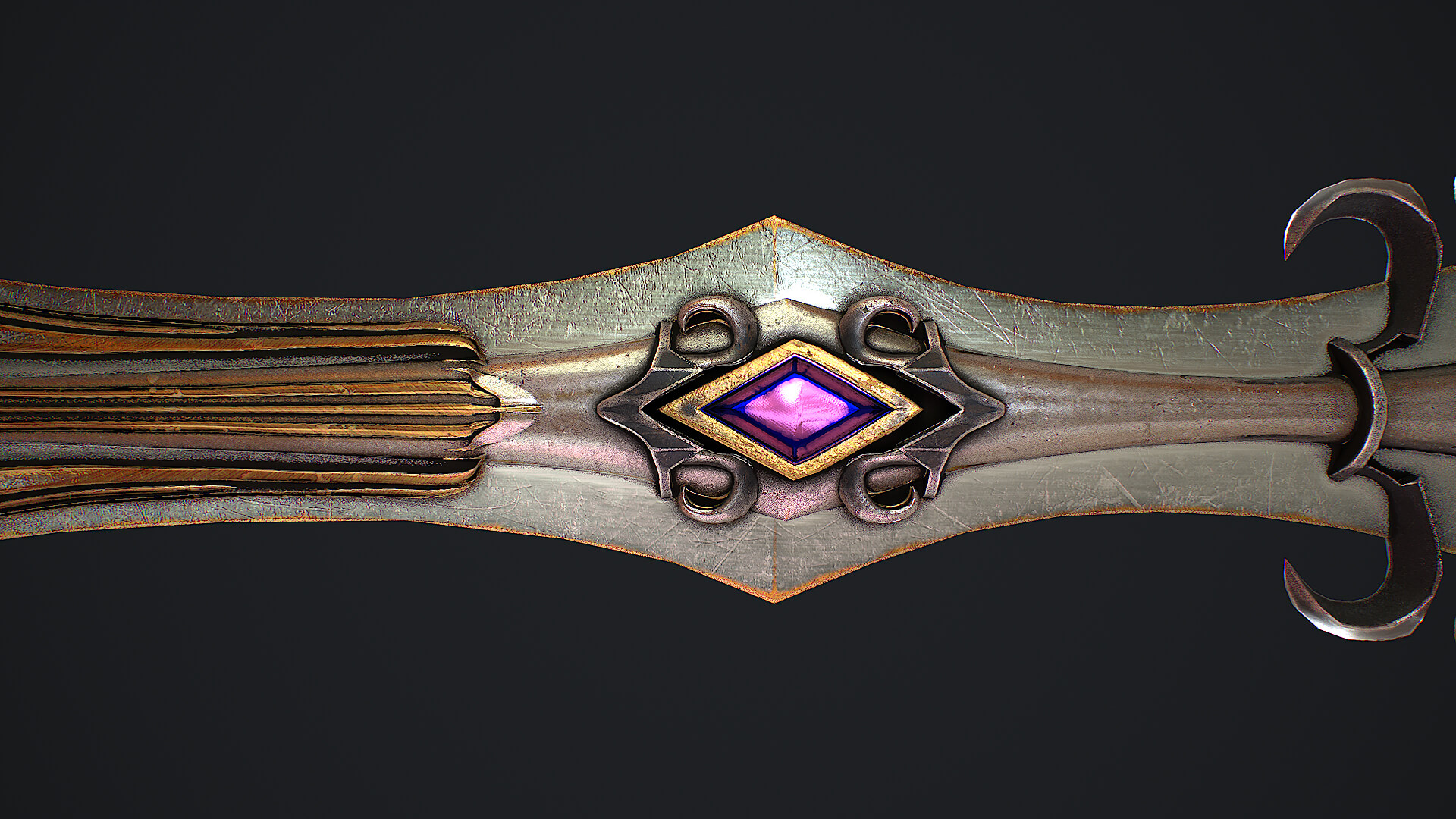 Fantasy Sword 22 3D Model by Nicu_Tepes