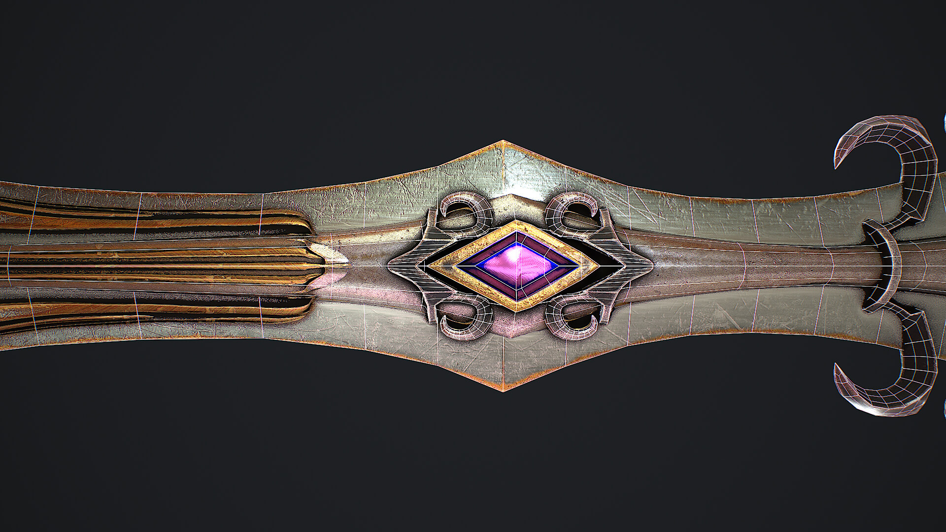 Fantasy Sword 22 3D Model by Nicu_Tepes