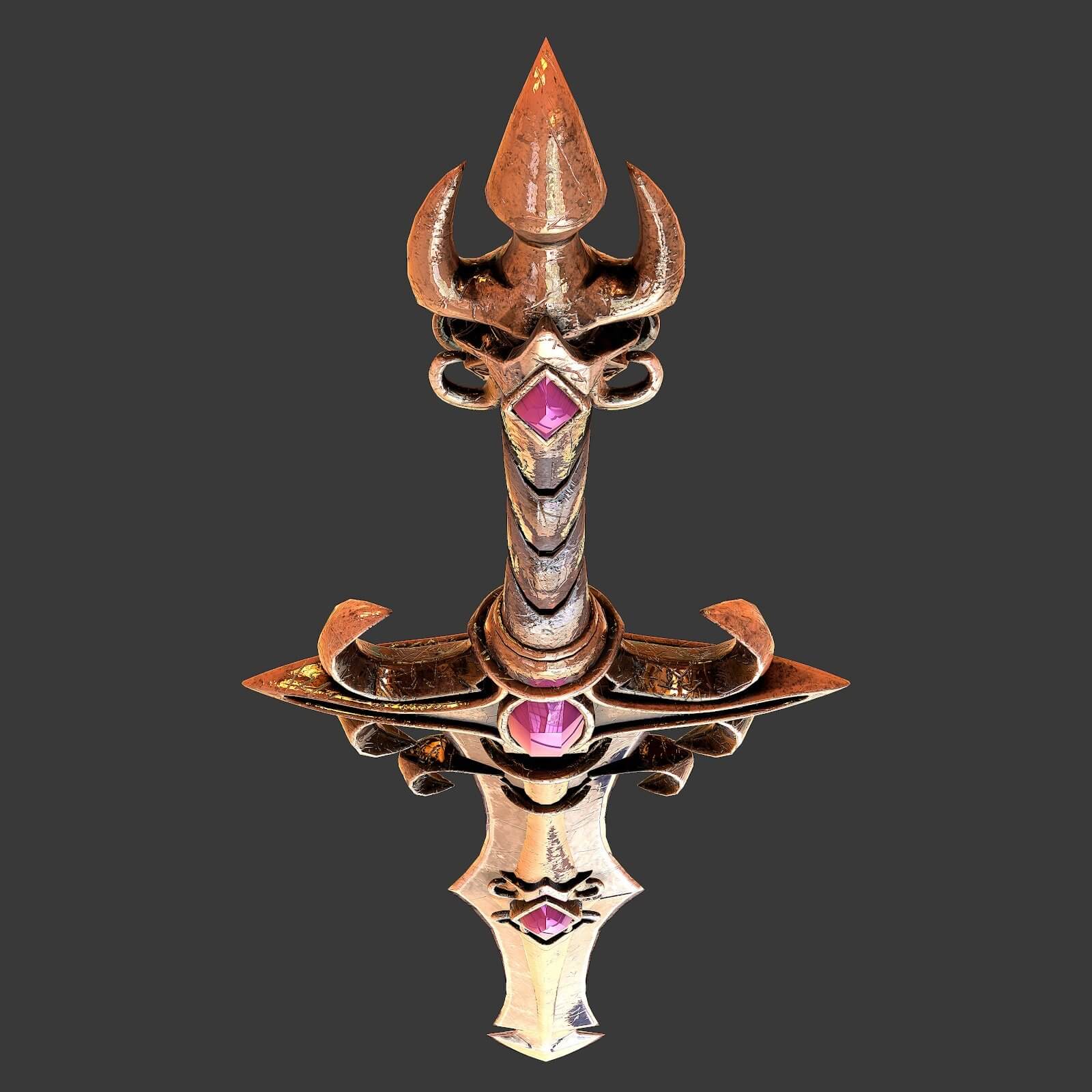 Fantasy Sword 22 - 3D Model by Nicu_Tepes