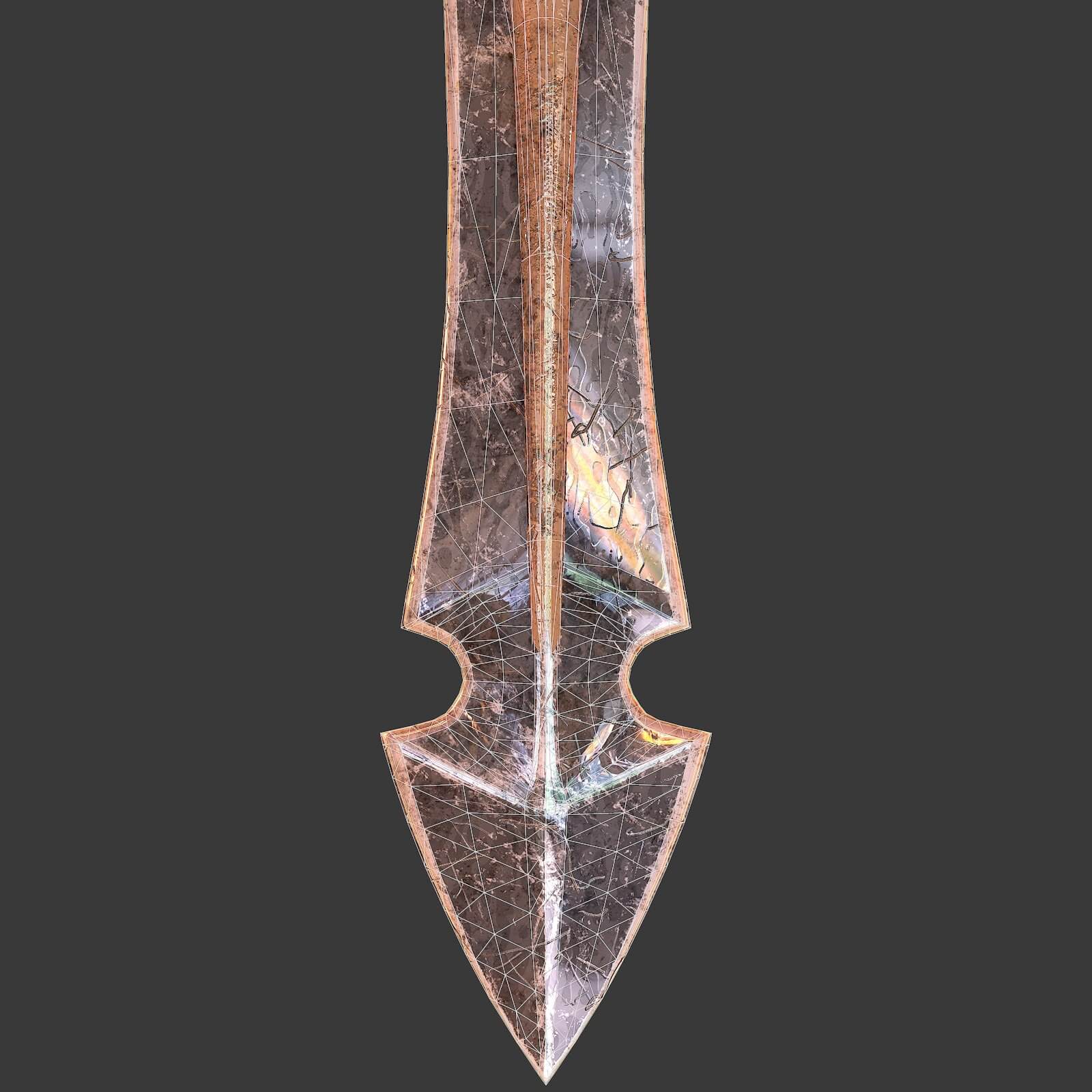 Fantasy Sword 22 - 3D Model by Nicu_Tepes