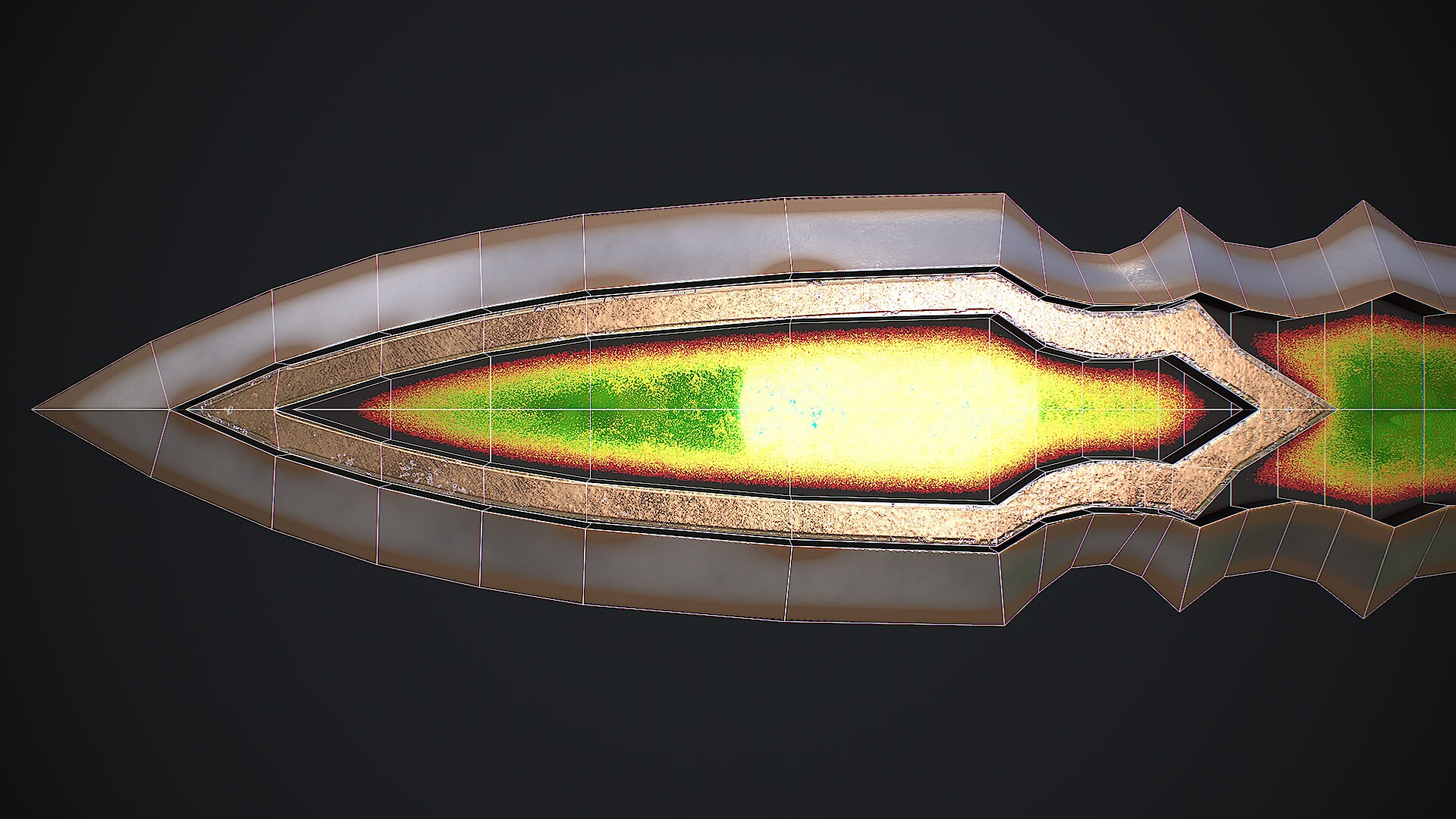 Fantasy Sword 23 3D Model by Nicu_Tepes