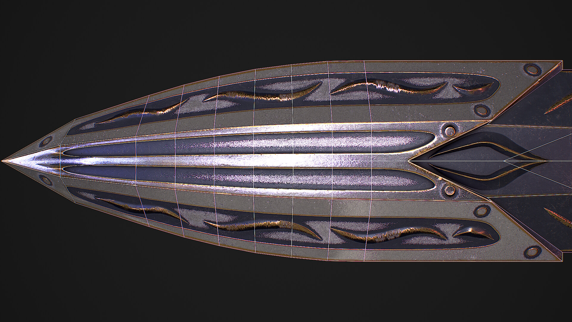 Fantasy Sword 29 With Scabbard - 3D Model by Nicu_Tepes