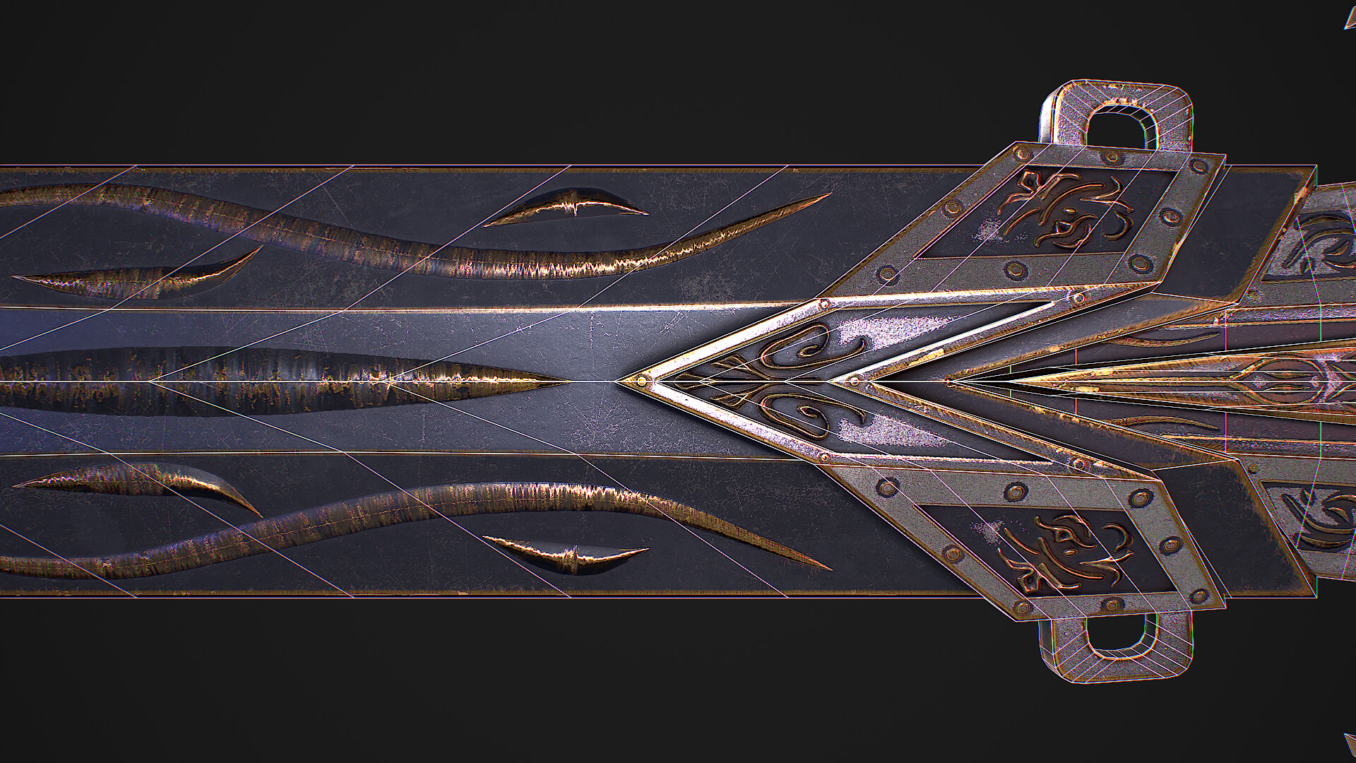 Fantasy Sword 29 With Scabbard - 3D Model by Nicu_Tepes