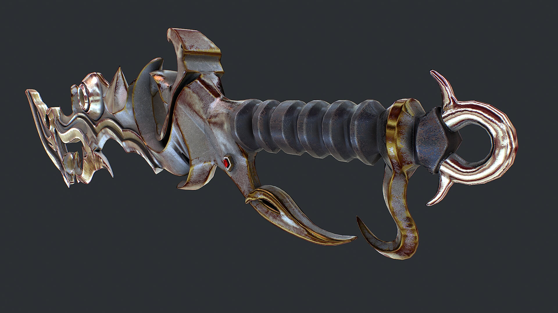 Fantasy Sword 3 - 3D Model by Nicu_Tepes