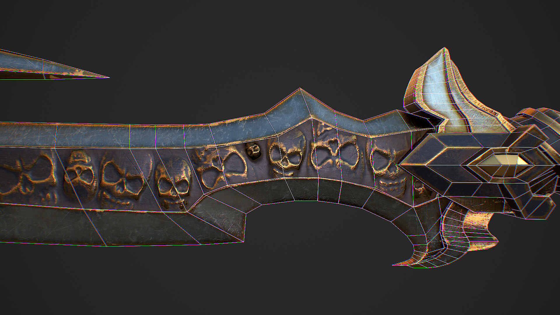 Fantasy Sword 4 - 3D Model by Nicu_Tepes