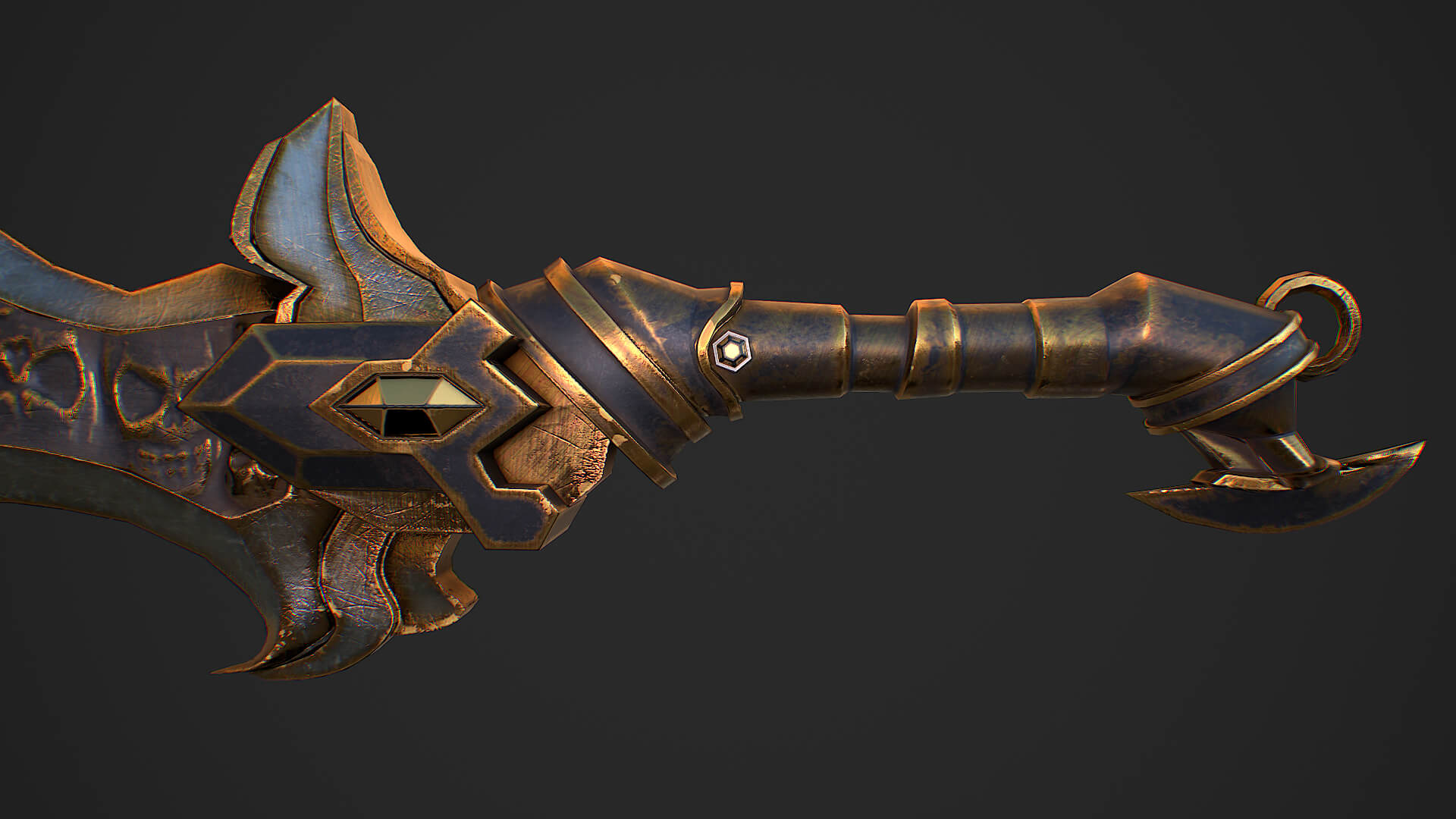 Fantasy Sword 4 - 3D Model by Nicu_Tepes