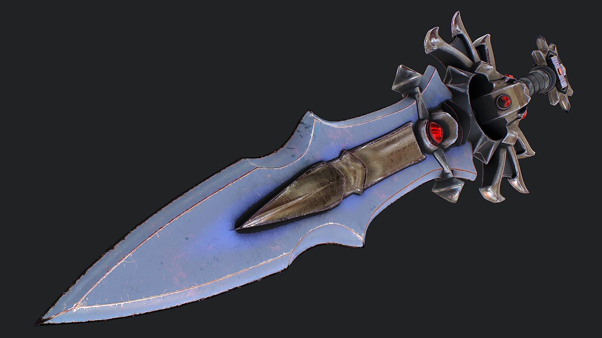 Fantasy Sword 6 - 3D Model by Nicu_Tepes