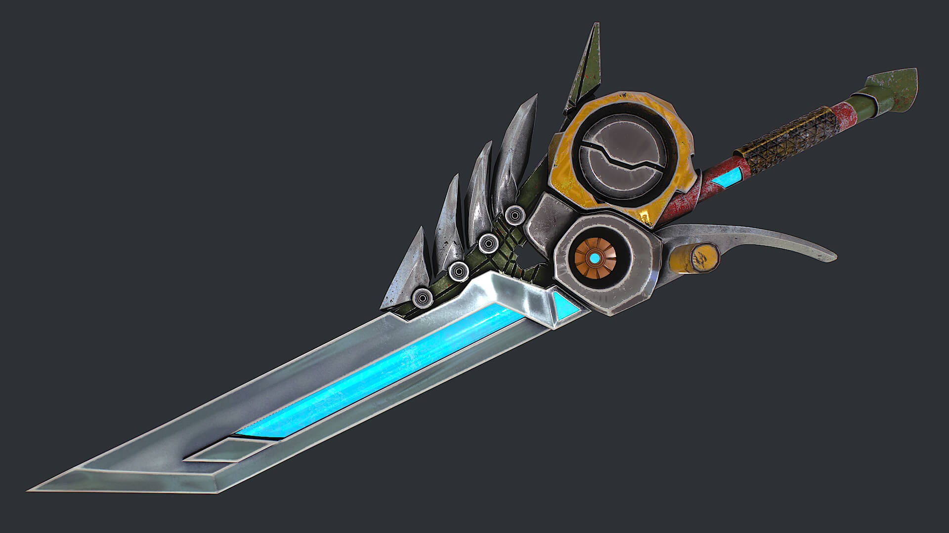 Futuristic Swords Concept Art