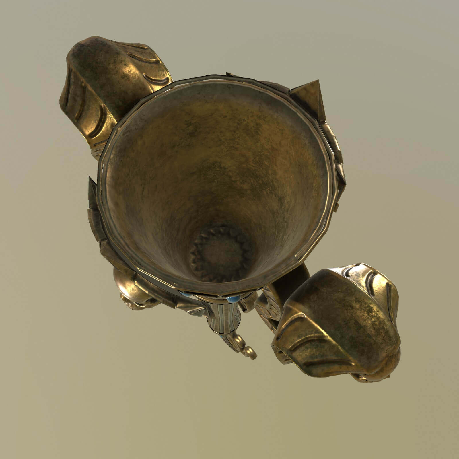 Fantasy Torch - 3D Model by Nicu_Tepes