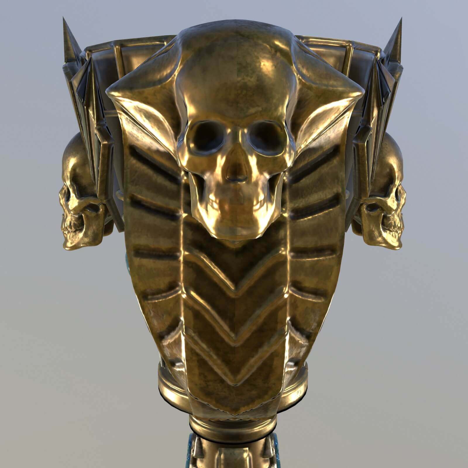 Fantasy Torch - 3D Model by Nicu_Tepes