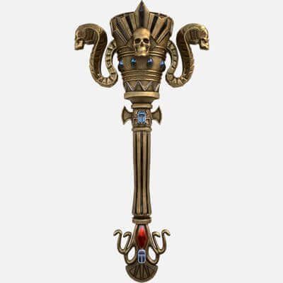 Fantasy Torch - 3D Model by Nicu_Tepes