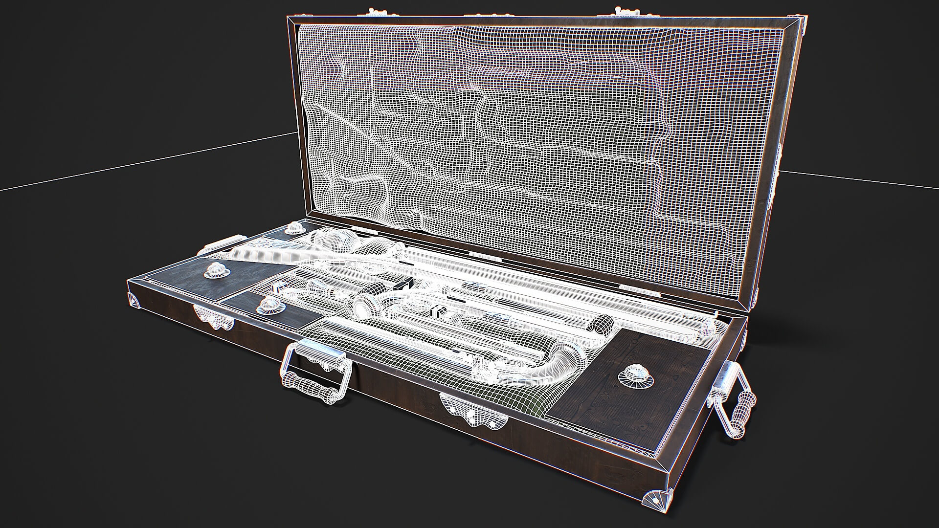Flintlock Gun Case - 3D Model by Nicu_Tepes