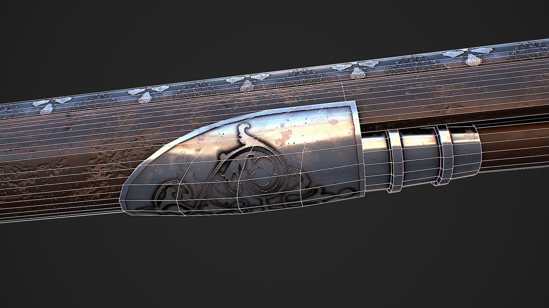 Flintlock Musket - 3D Model by Nicu_Tepes