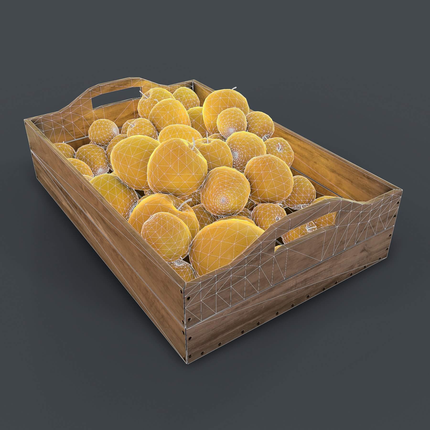 Fruit Box - 3D Model by Nicu_Tepes