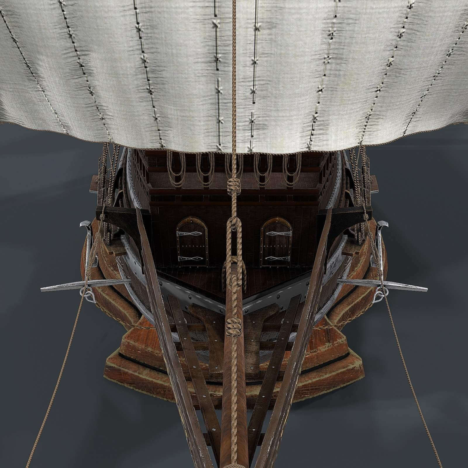 Spanish Galeon - 3D Model by Nicu_Tepes