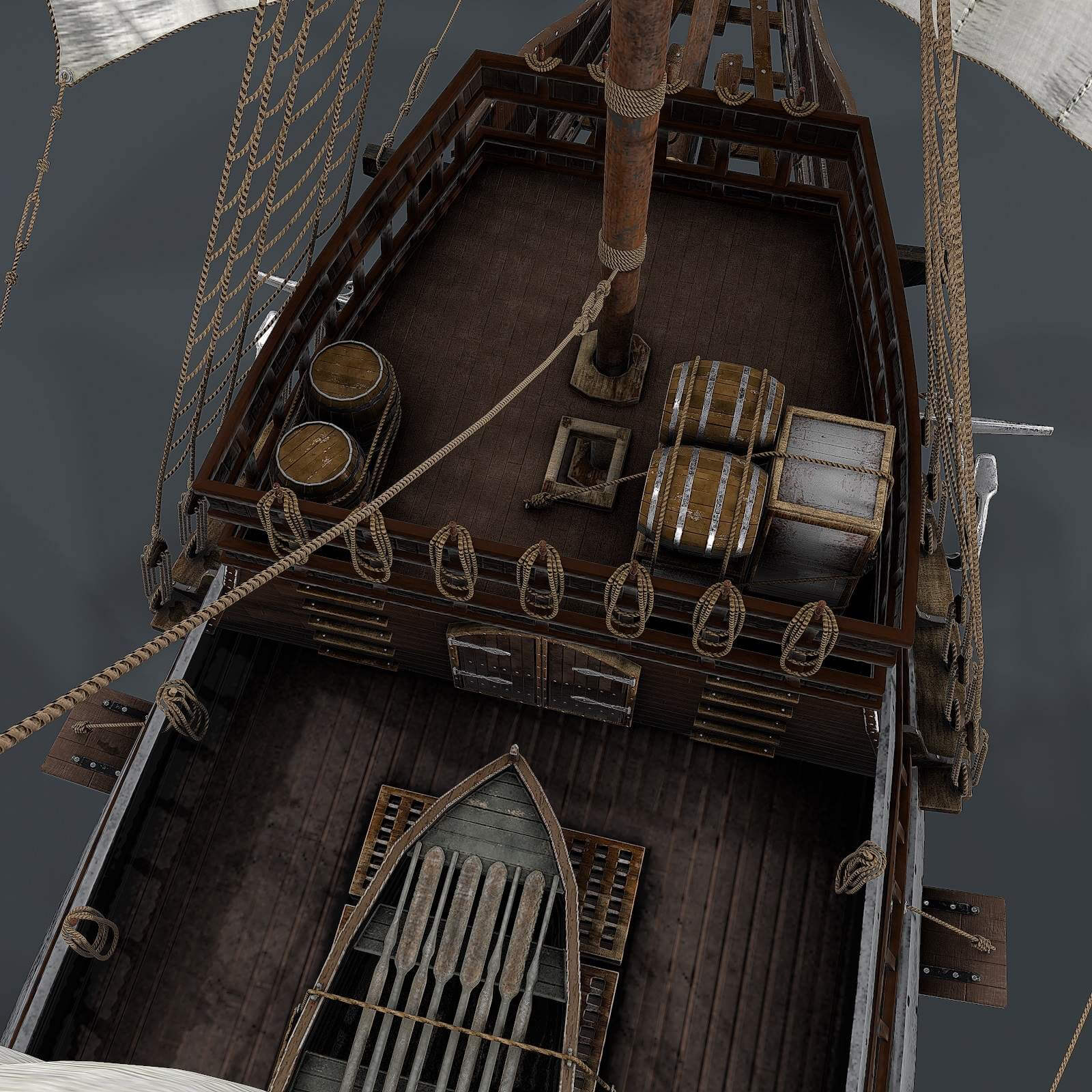 Spanish Galeon - 3D Model by Nicu_Tepes