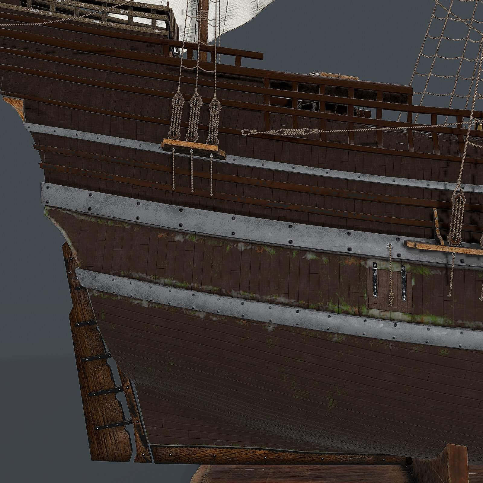 Spanish Galeon - 3D Model by Nicu_Tepes