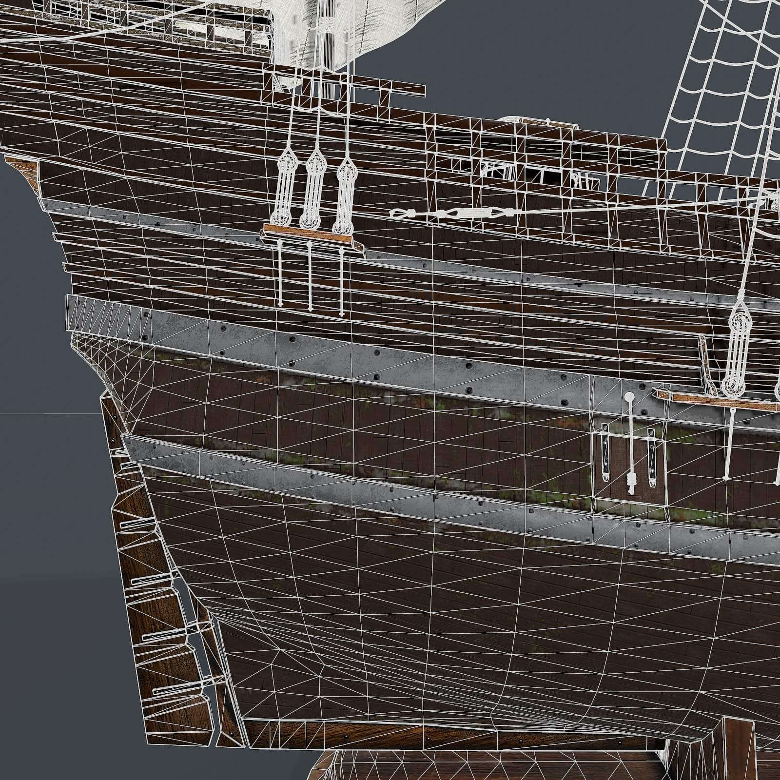 Spanish Galeon - 3D Model by Nicu_Tepes