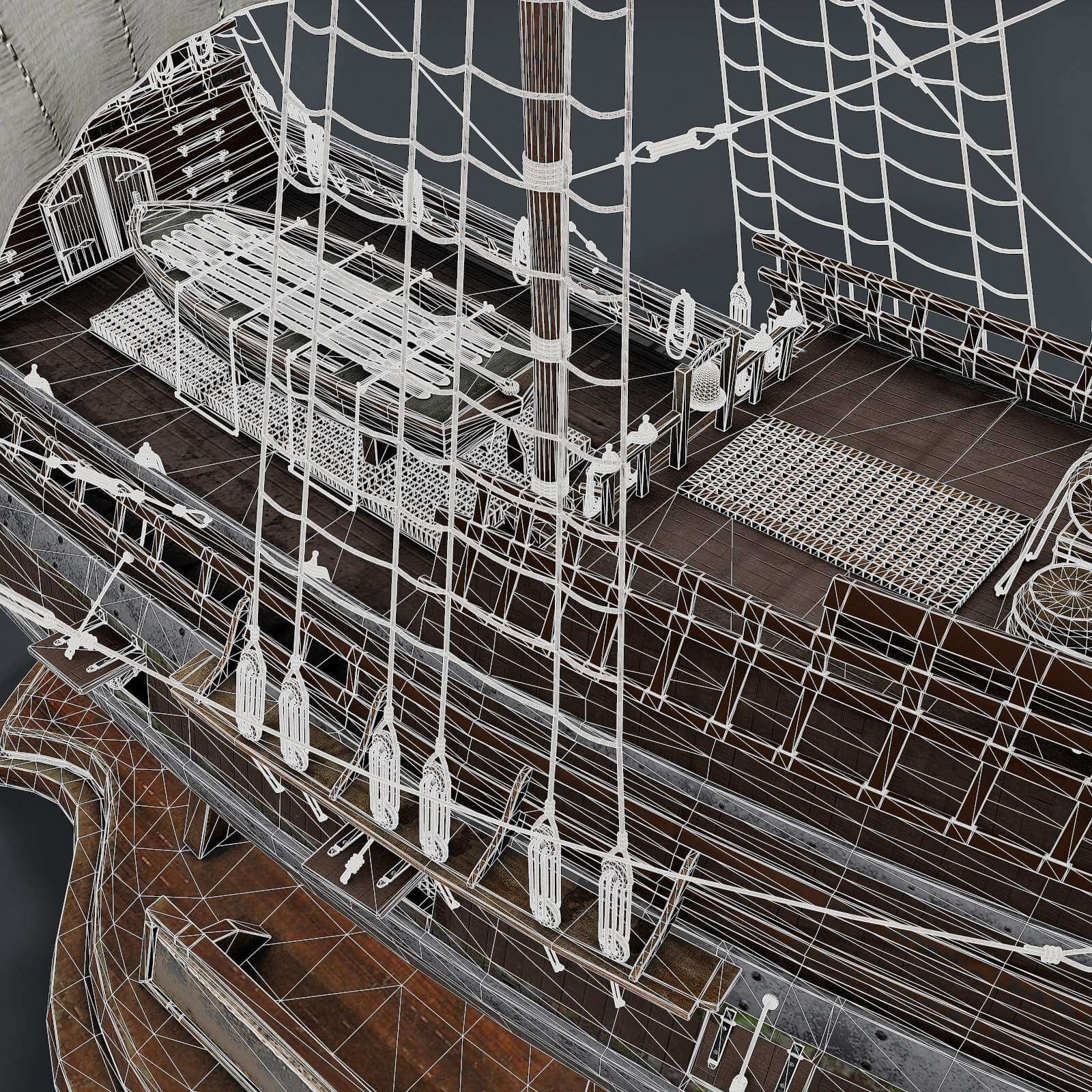 Spanish Galeon - 3D Model by Nicu_Tepes