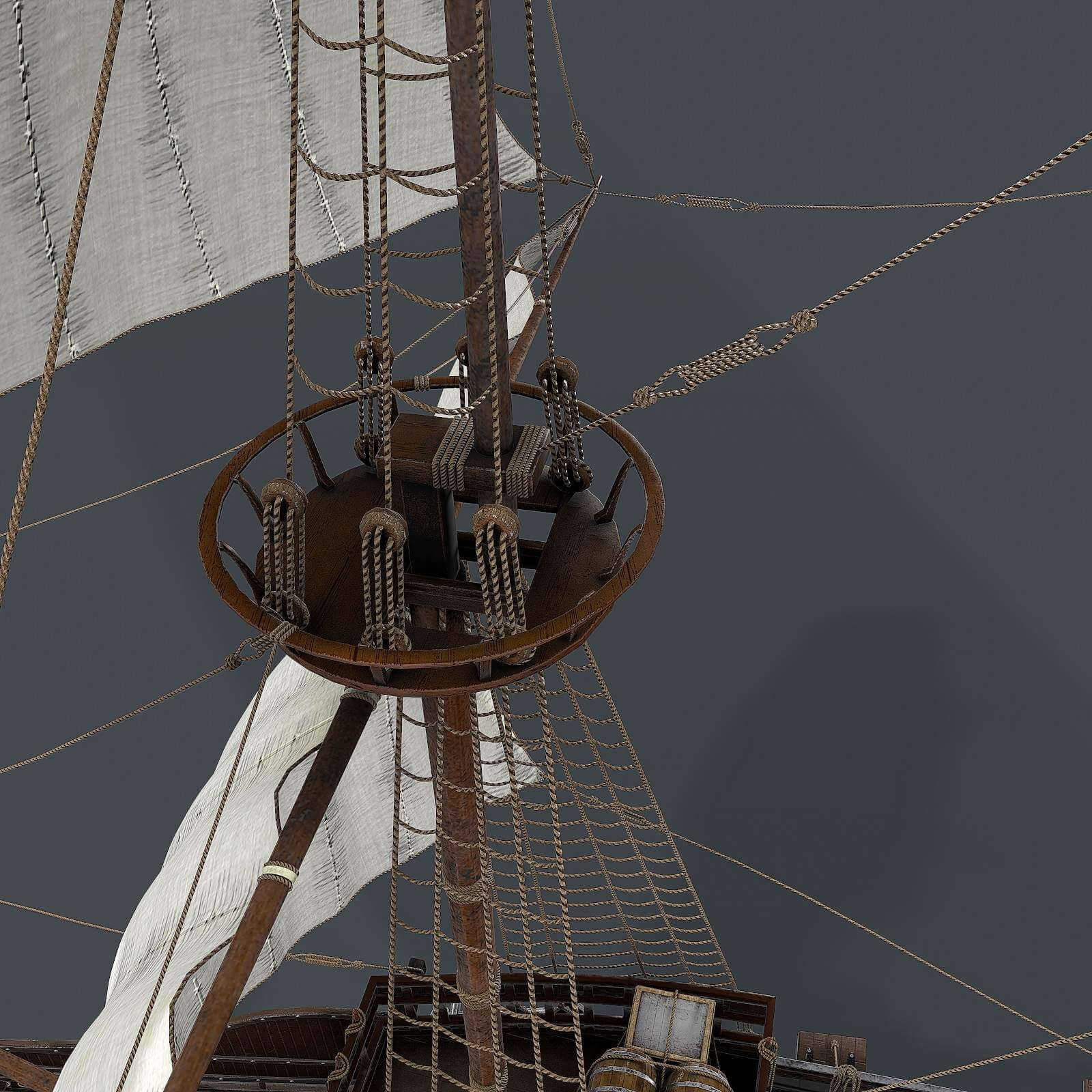 Spanish Galeon - 3D Model by Nicu_Tepes