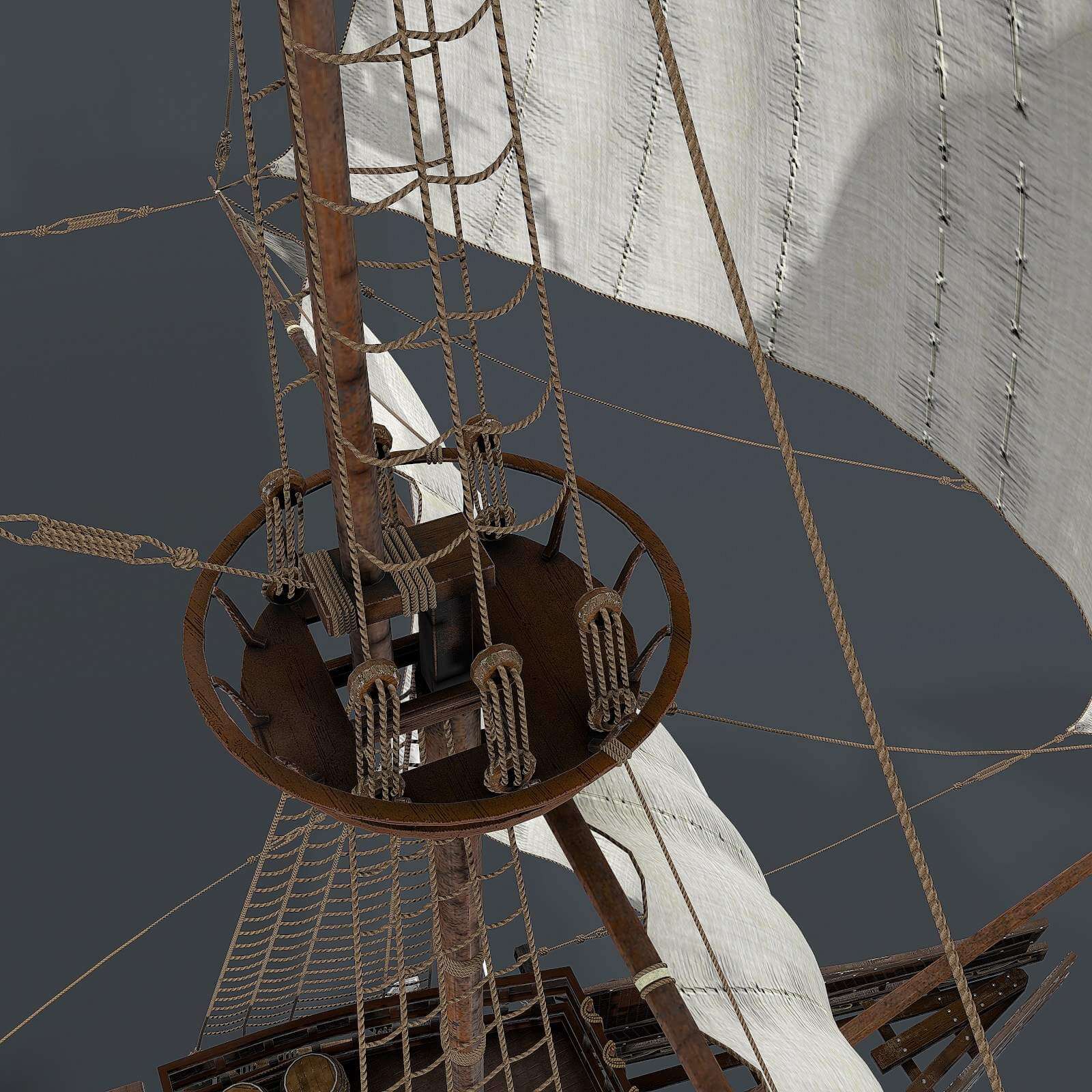 Spanish Galeon - 3D Model by Nicu_Tepes