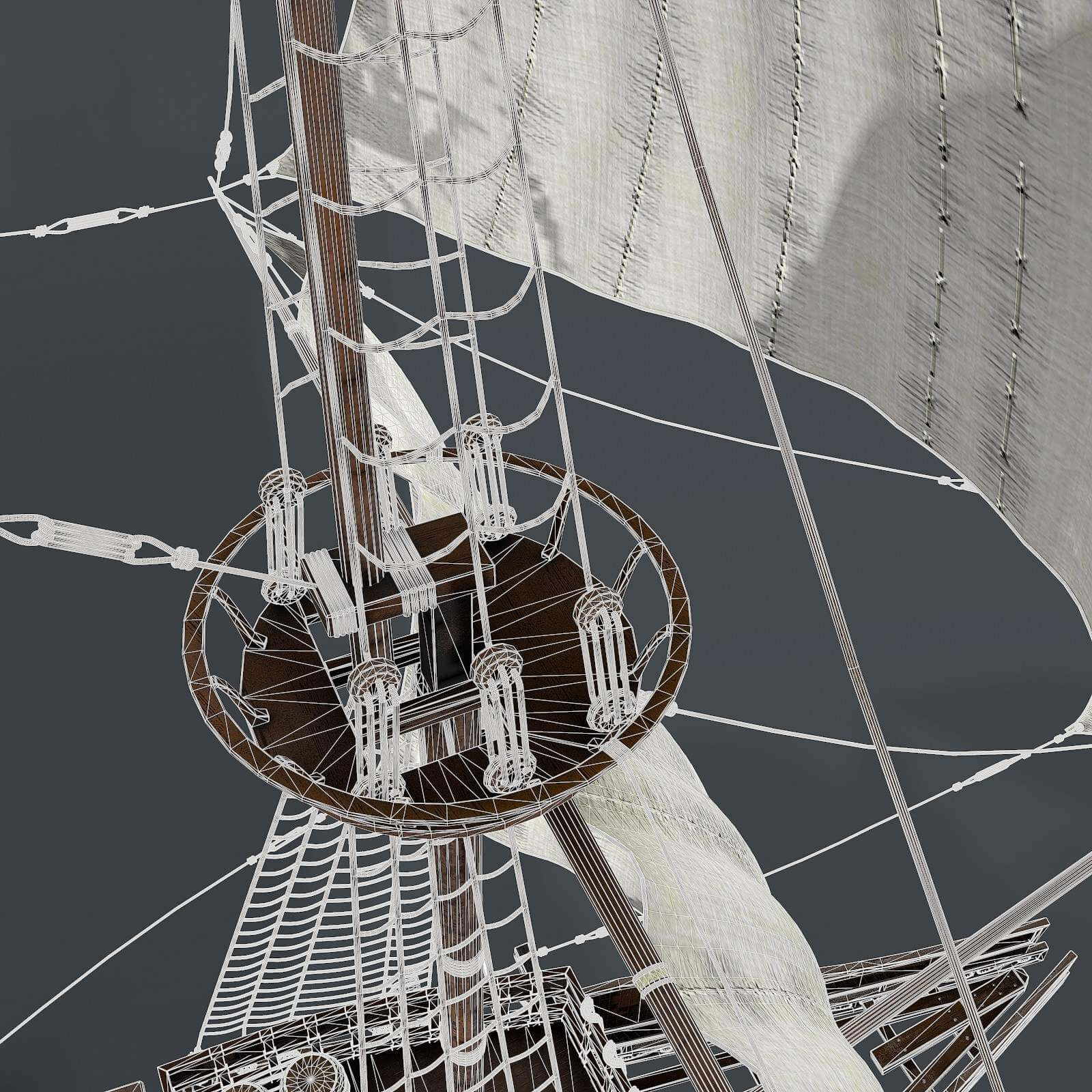 Spanish Galeon - 3D Model by Nicu_Tepes