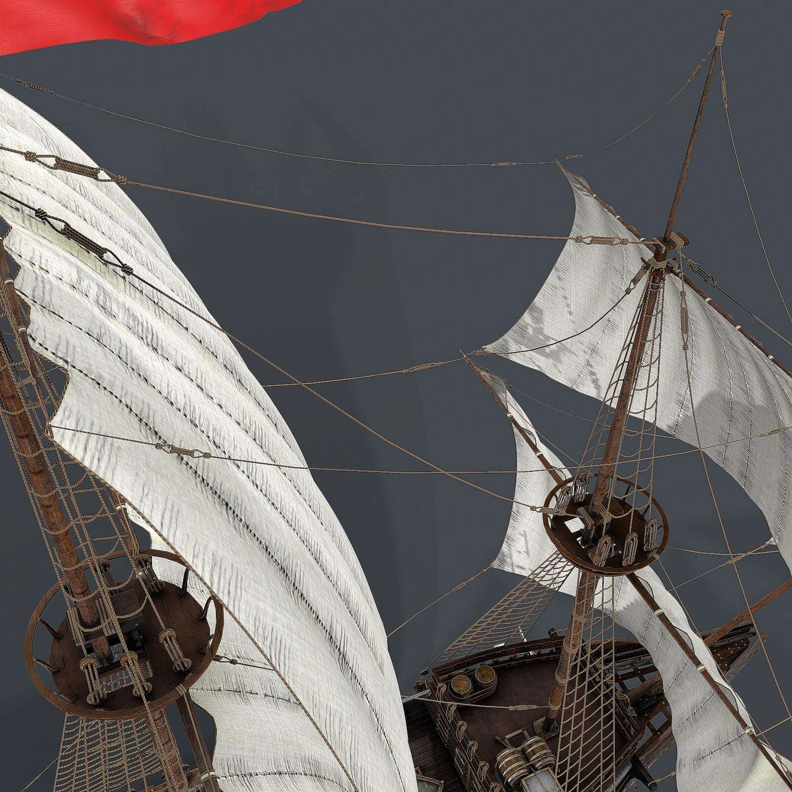 Spanish Galeon - 3D Model by Nicu_Tepes
