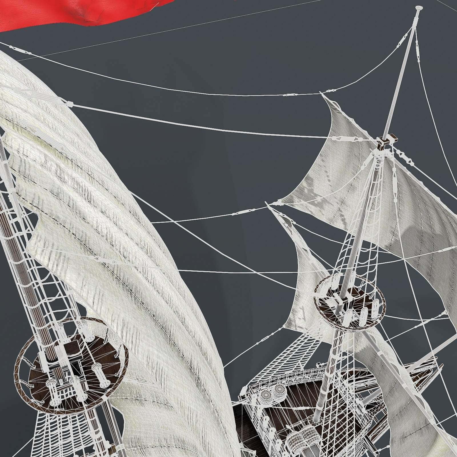 Spanish Galeon - 3D Model by Nicu_Tepes