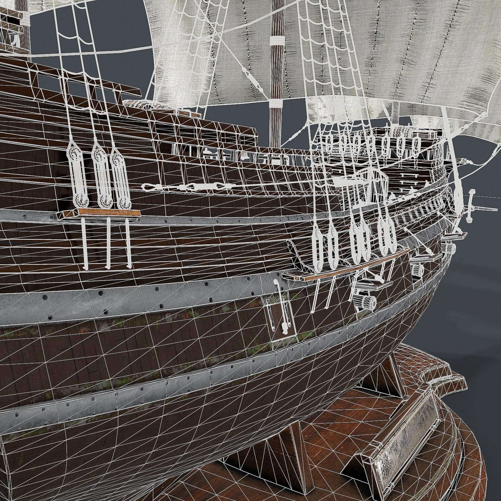 Spanish Galeon 3D Model