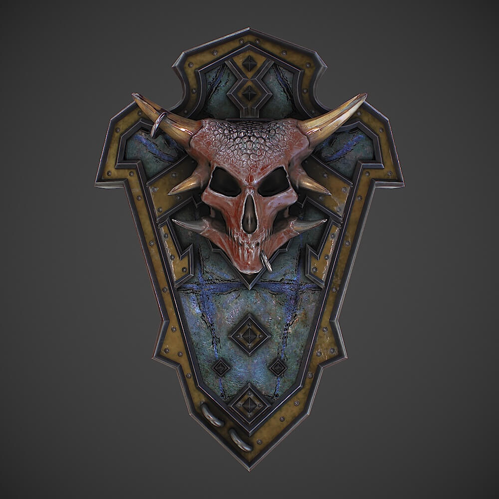 Fantasy shield 3 3D Render, Digital Art by Nicu_Tepes
