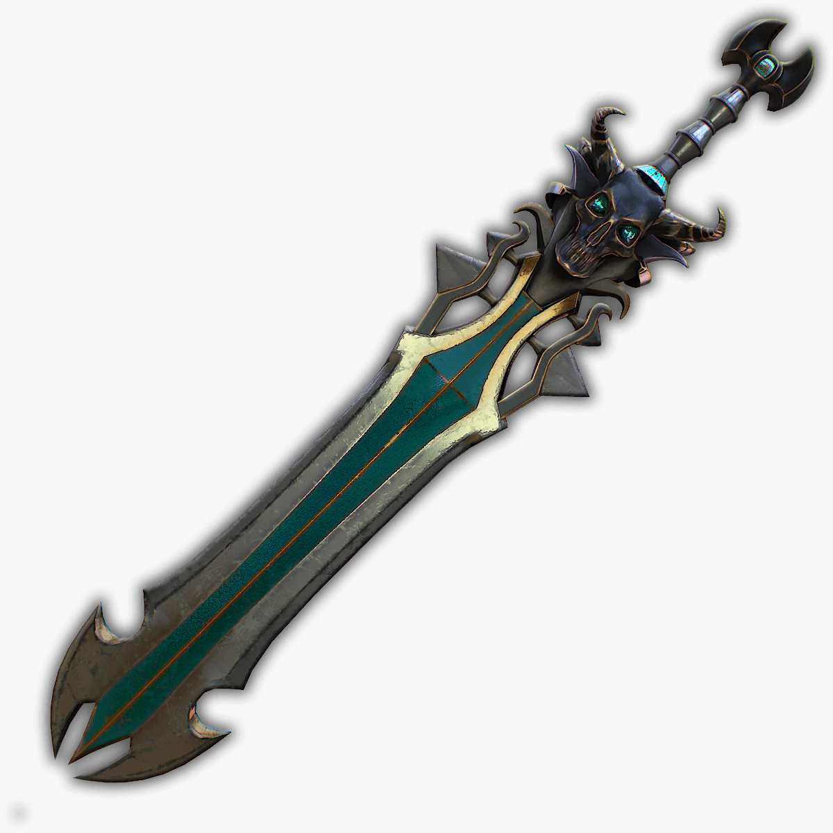 Fantasy sword 18 3D Render, Digital Art by Nicu_Tepes