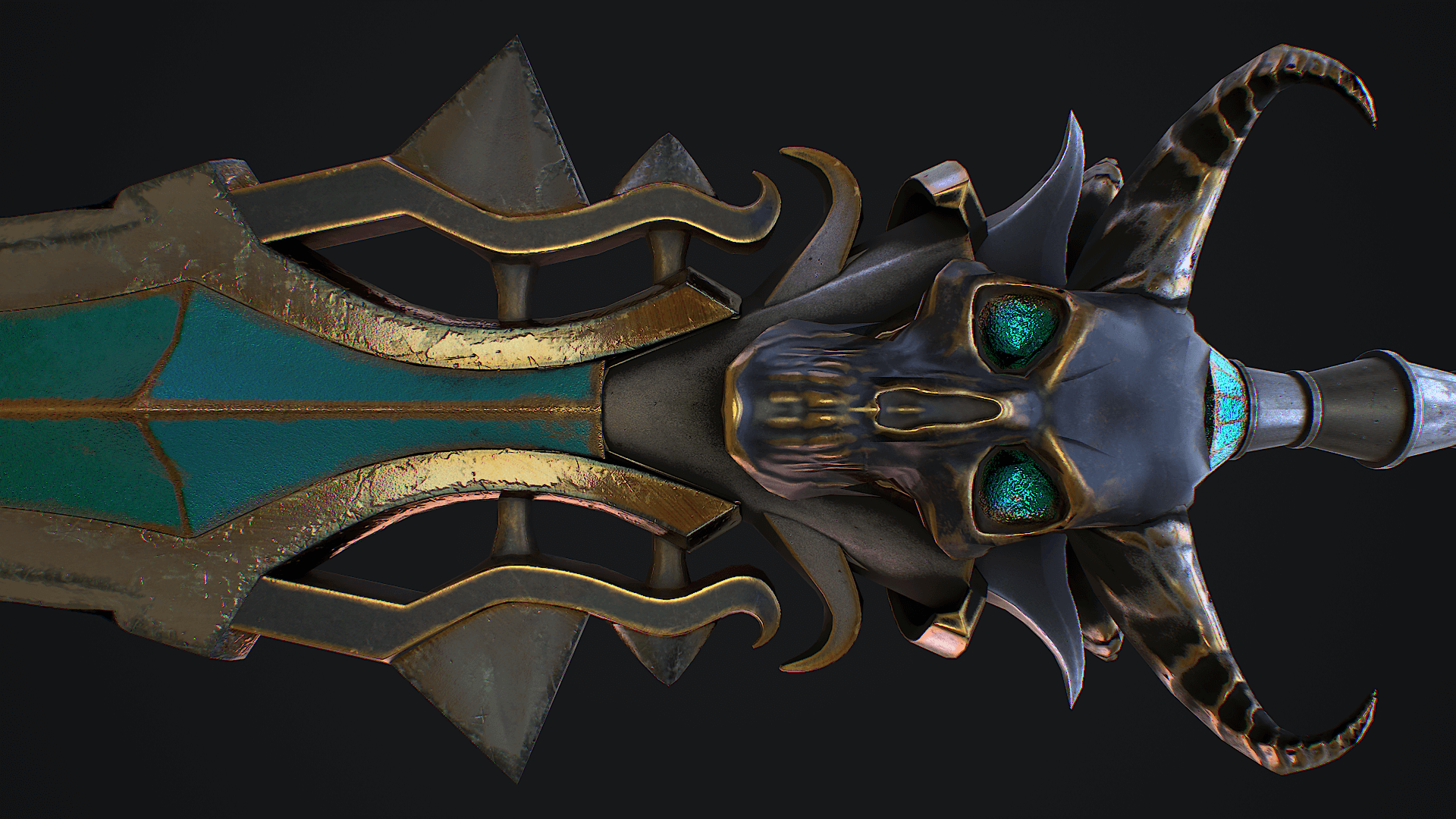 Fantasy sword 18 3D Render, Digital Art by Nicu_Tepes