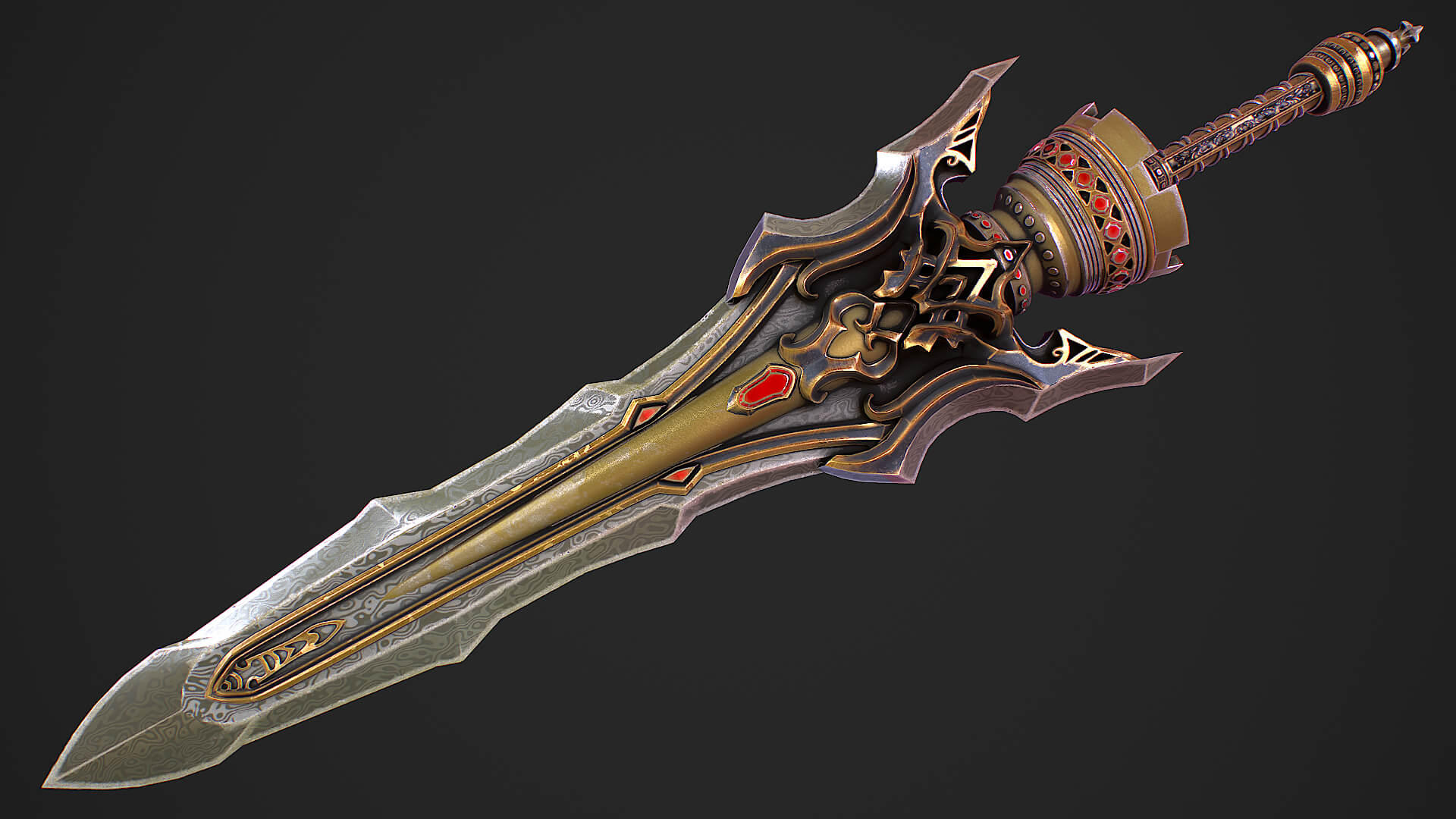 Imperial Sword - 3D Model by Nicu_Tepes
