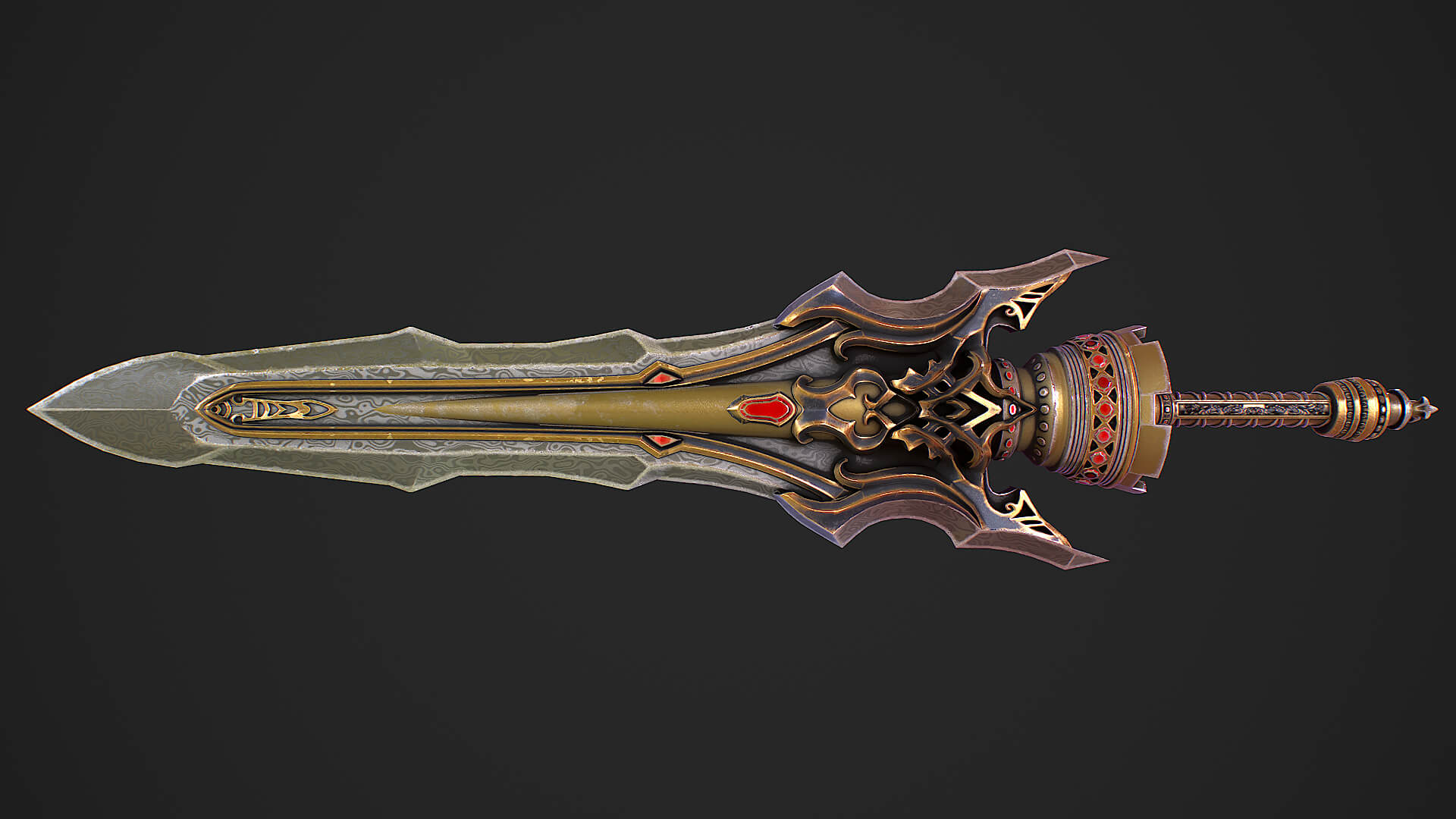 Imperial Sword - 3D Model by Nicu_Tepes