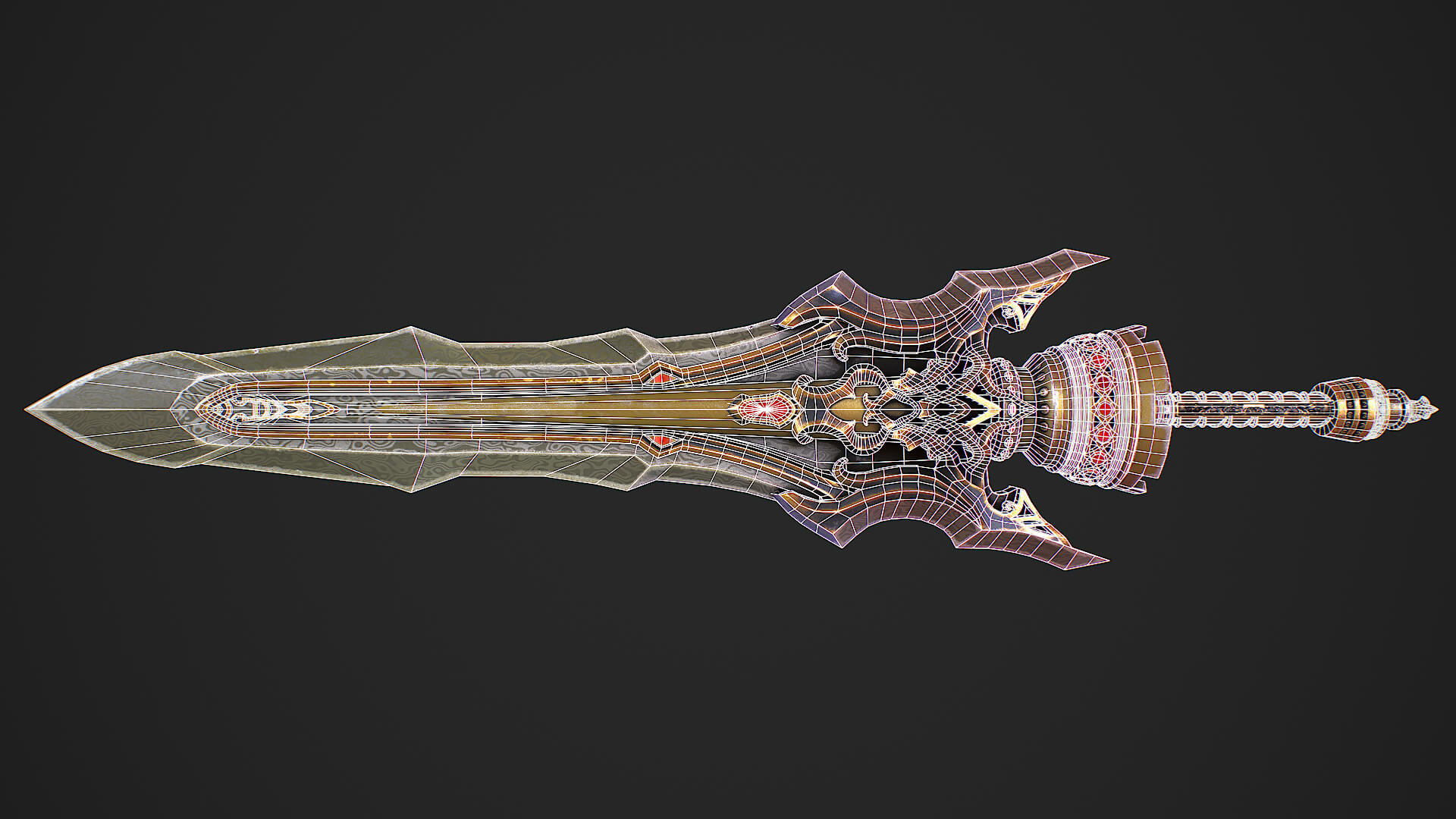 Imperial Sword - 3D Model by Nicu_Tepes