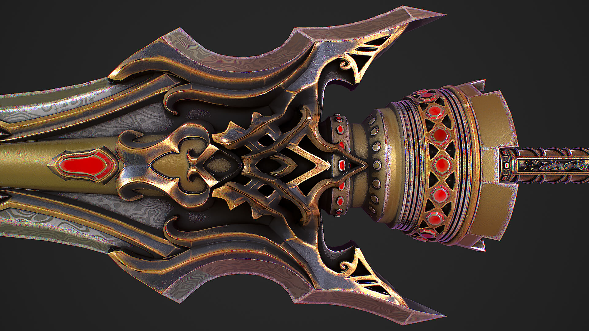 Imperial Sword - 3D Model by Nicu_Tepes