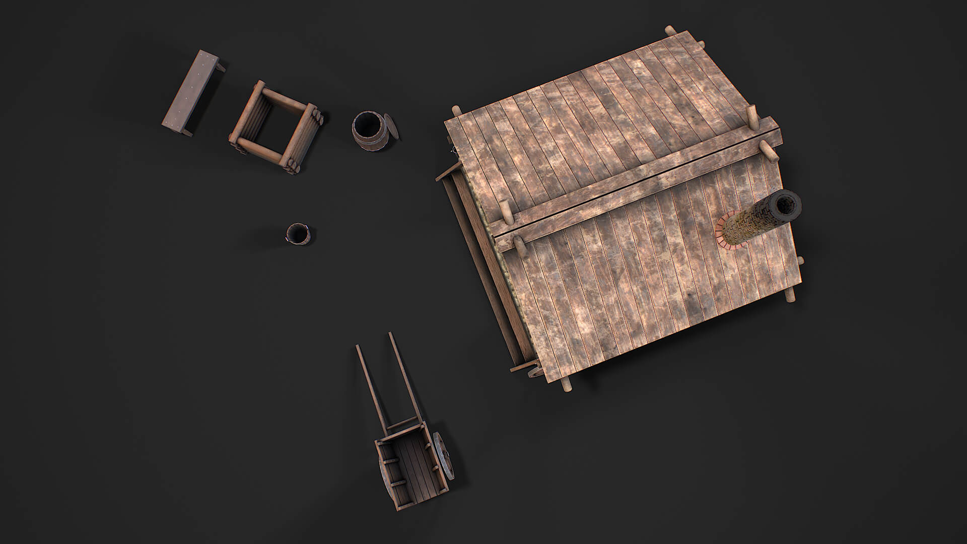 Medieval Forge 3D Model by Nicu_Tepes